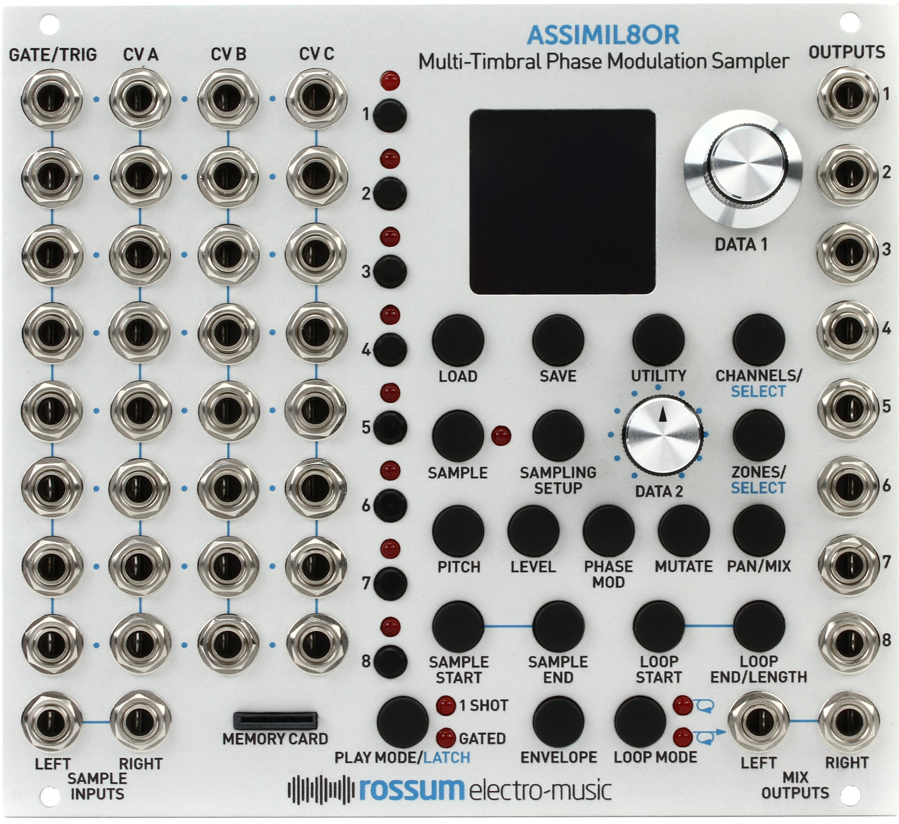 Rossum Electro-Music Assimil8or Eurorack Multi-timbral Sampler Module ...