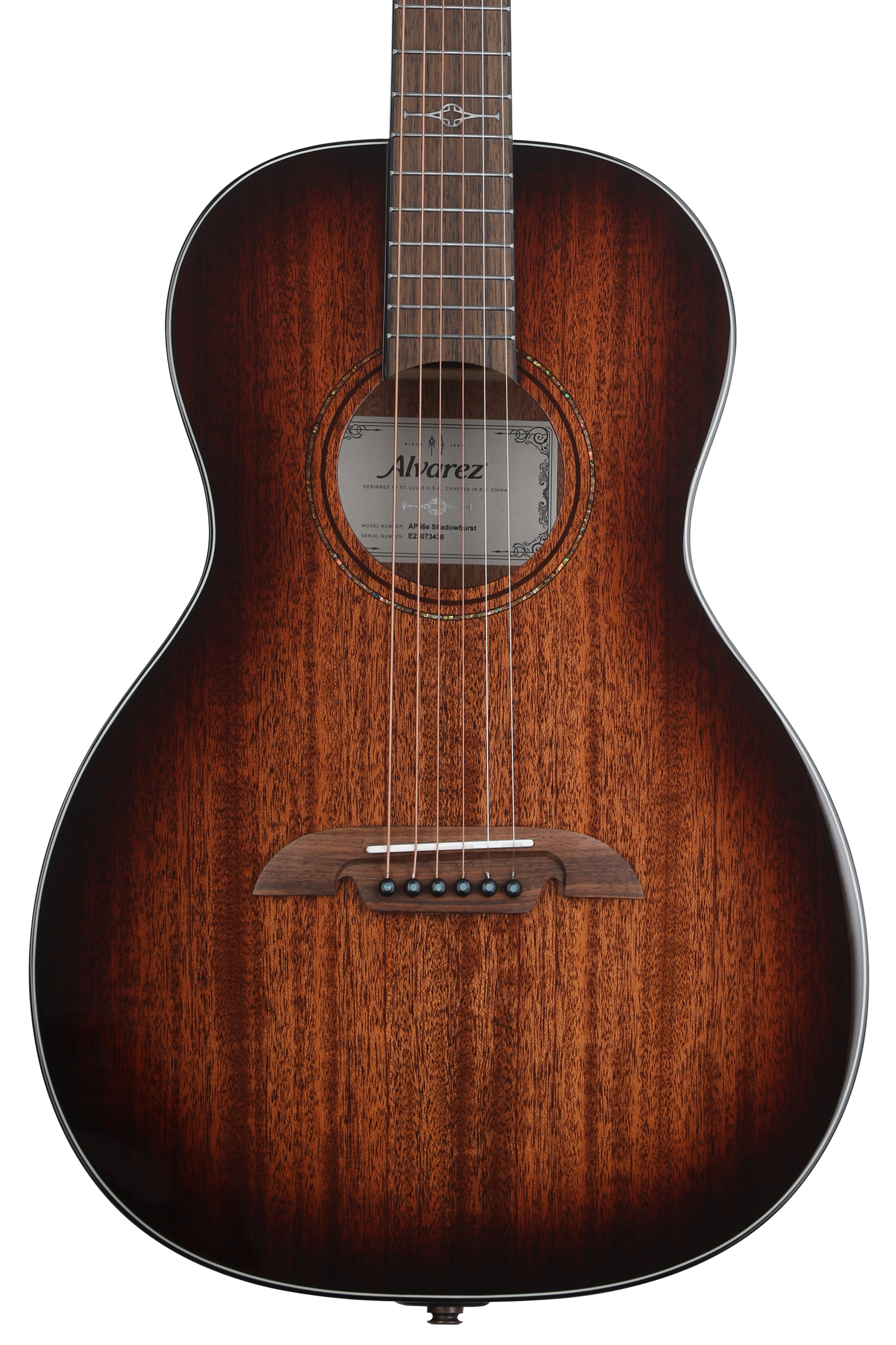 Alvarez AP66e Shadowburst Artist Series Acoustic-electric Guitar ...
