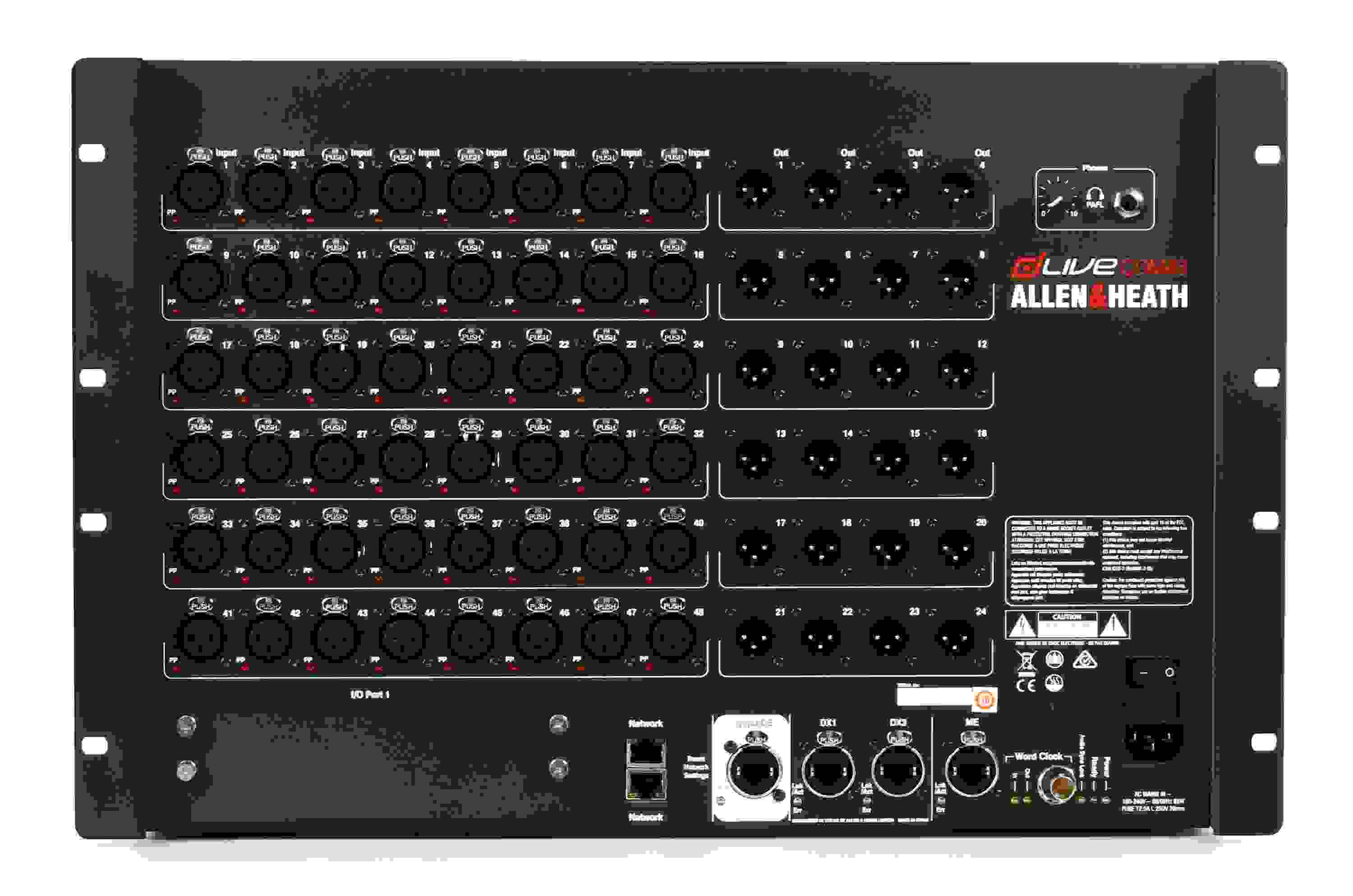Allen & Heath dLive MixRack CDM48 48-input Digital Stage Box | Sweetwater