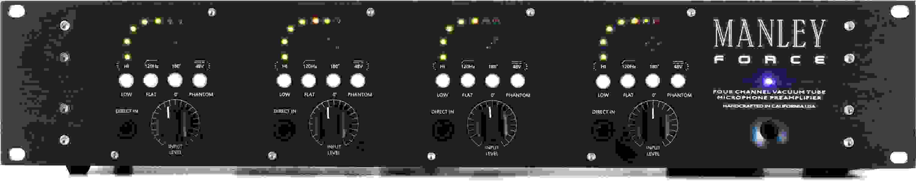 Manley Force 4-channel Tube Microphone Preamp | Sweetwater