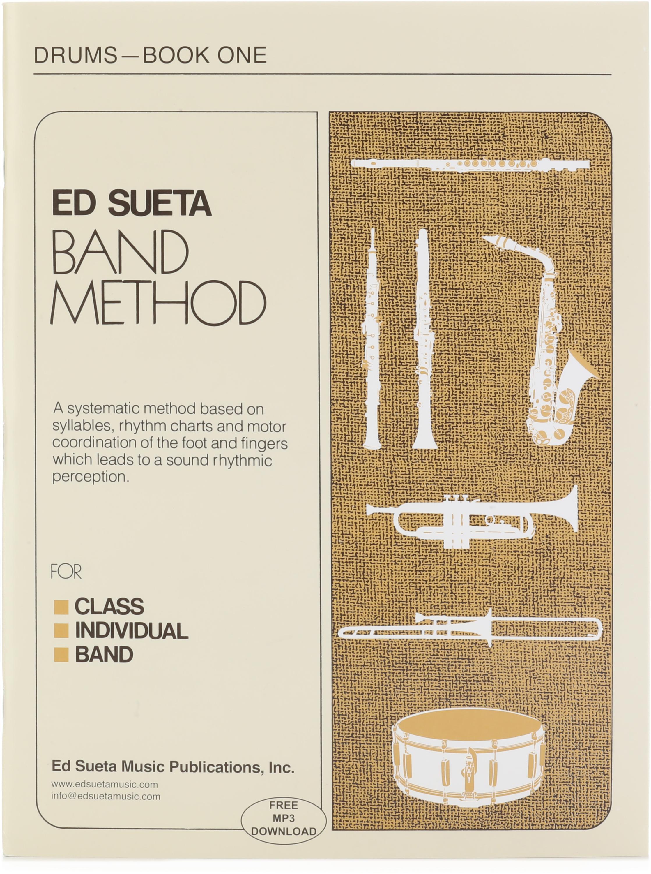 Ed Sueta Music Publications Band Method Book 1 - Drums | Sweetwater