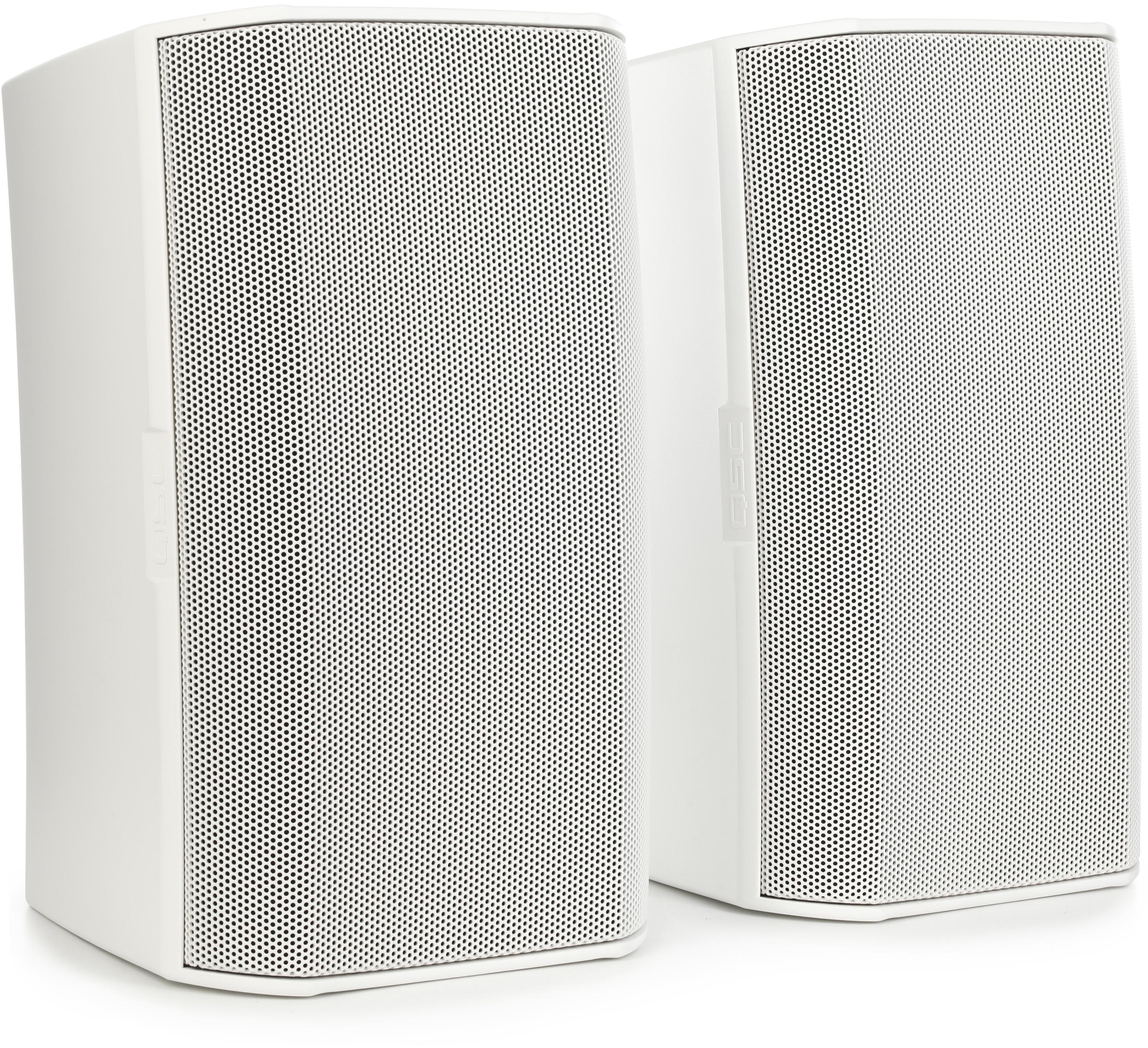 QSC AcousticDesign AD-S6T 6.5-inch Surface-mount Loudspeaker - White ...