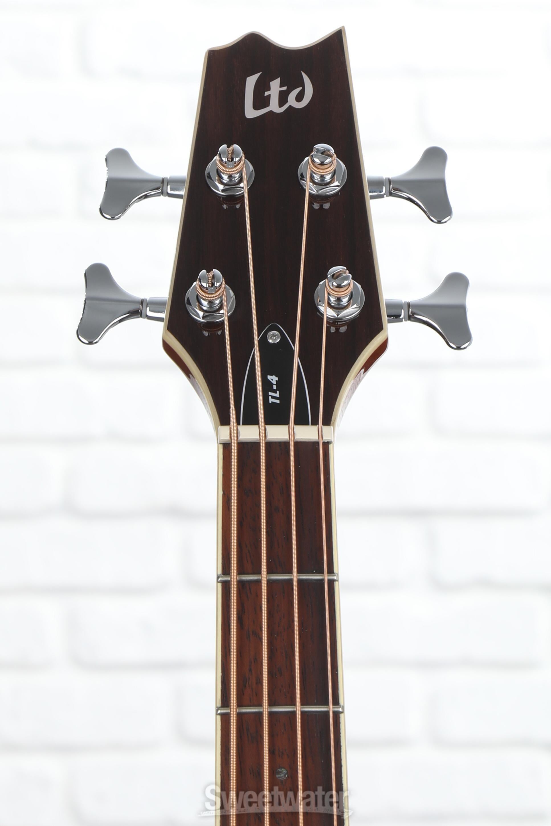 ESP LTD TL-4 Bass Guitar - Natural | Sweetwater