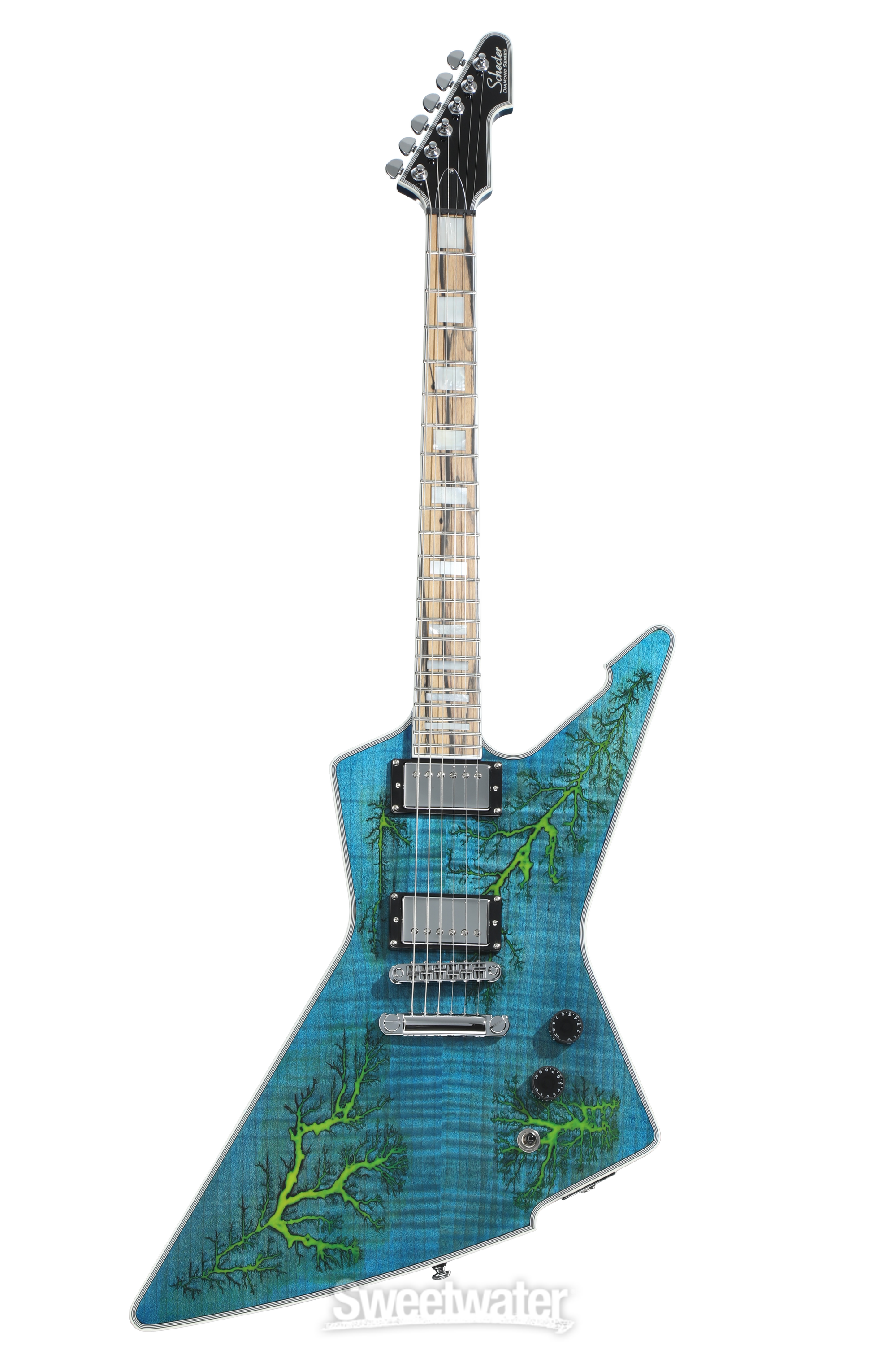 Schecter E-1 Electro Resin Electric Guitar - Yellow Electro Resin ...