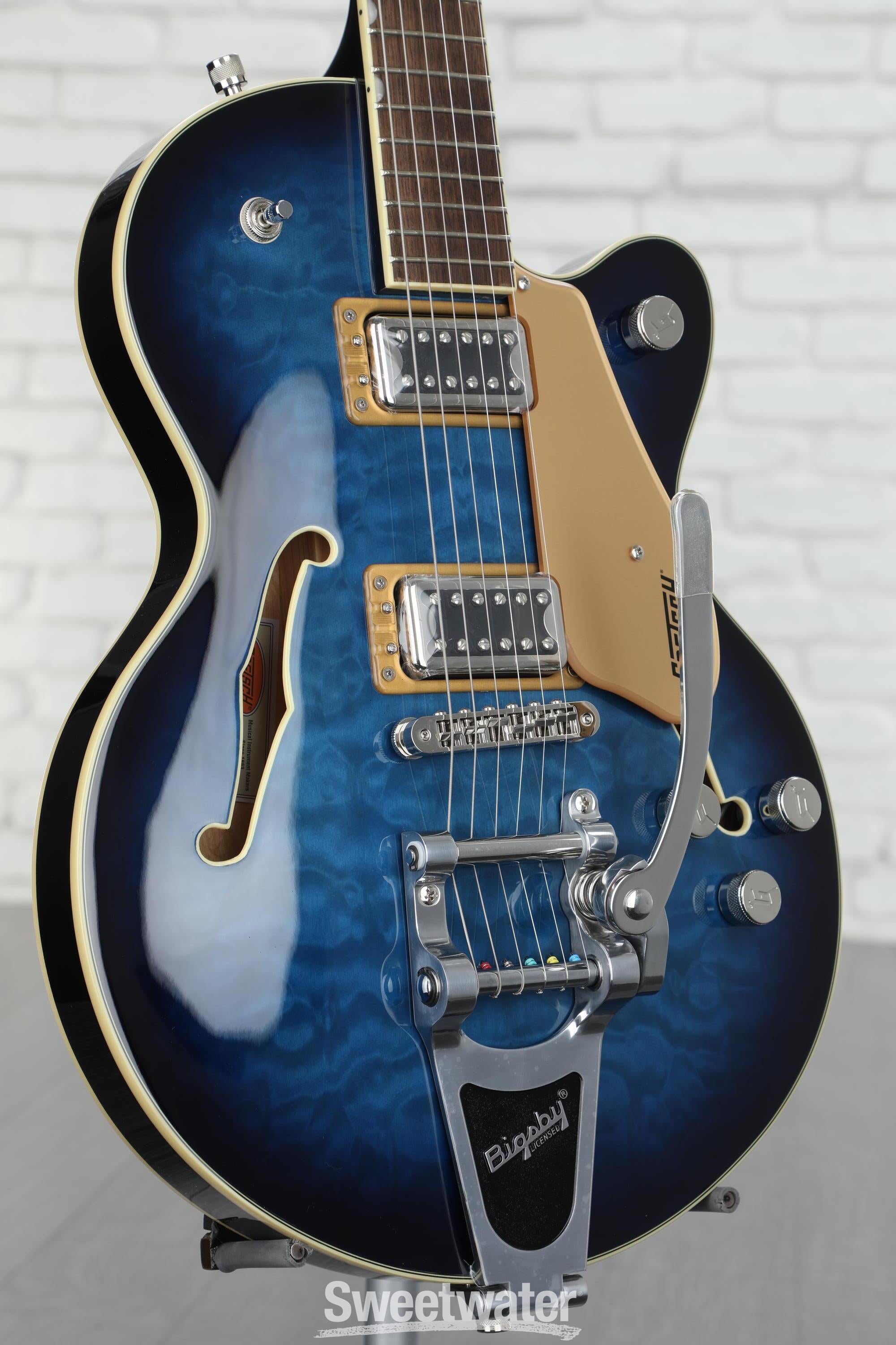 Gretsch G5655T-QM Electromatic Center Block Jr. Quilt Semi-hollowbody ...