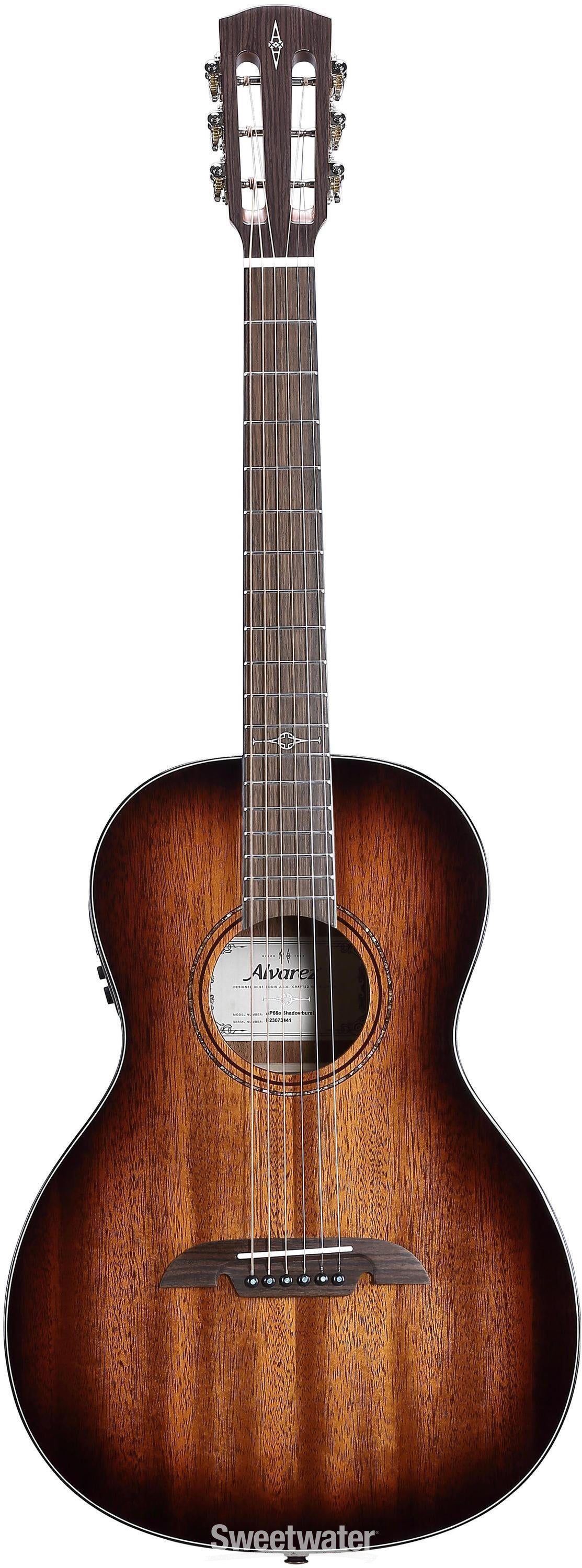 Alvarez AP66e Shadowburst Acoustic-electric Guitar - Shadowburst ...