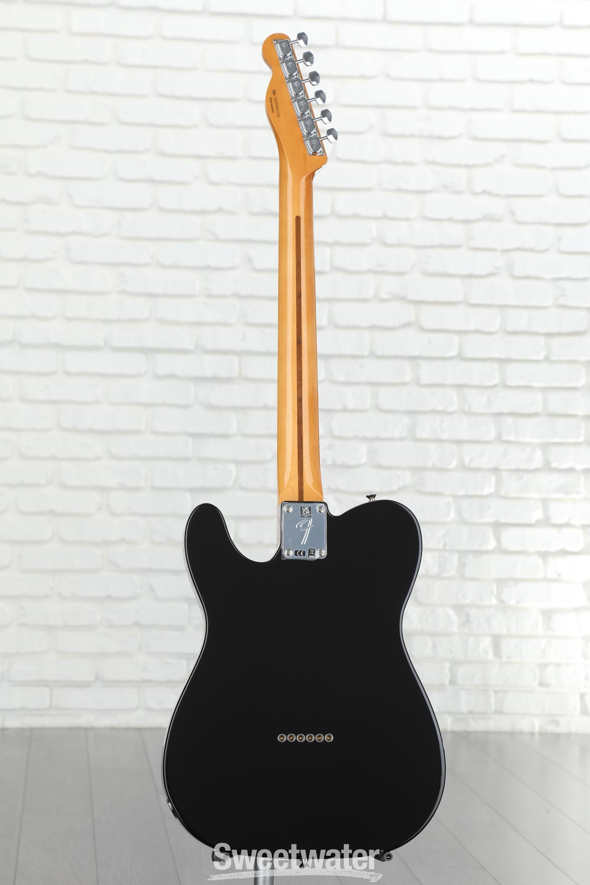 Fender Vintera II '60s Telecaster Thinline Electric Guitar - Black ...