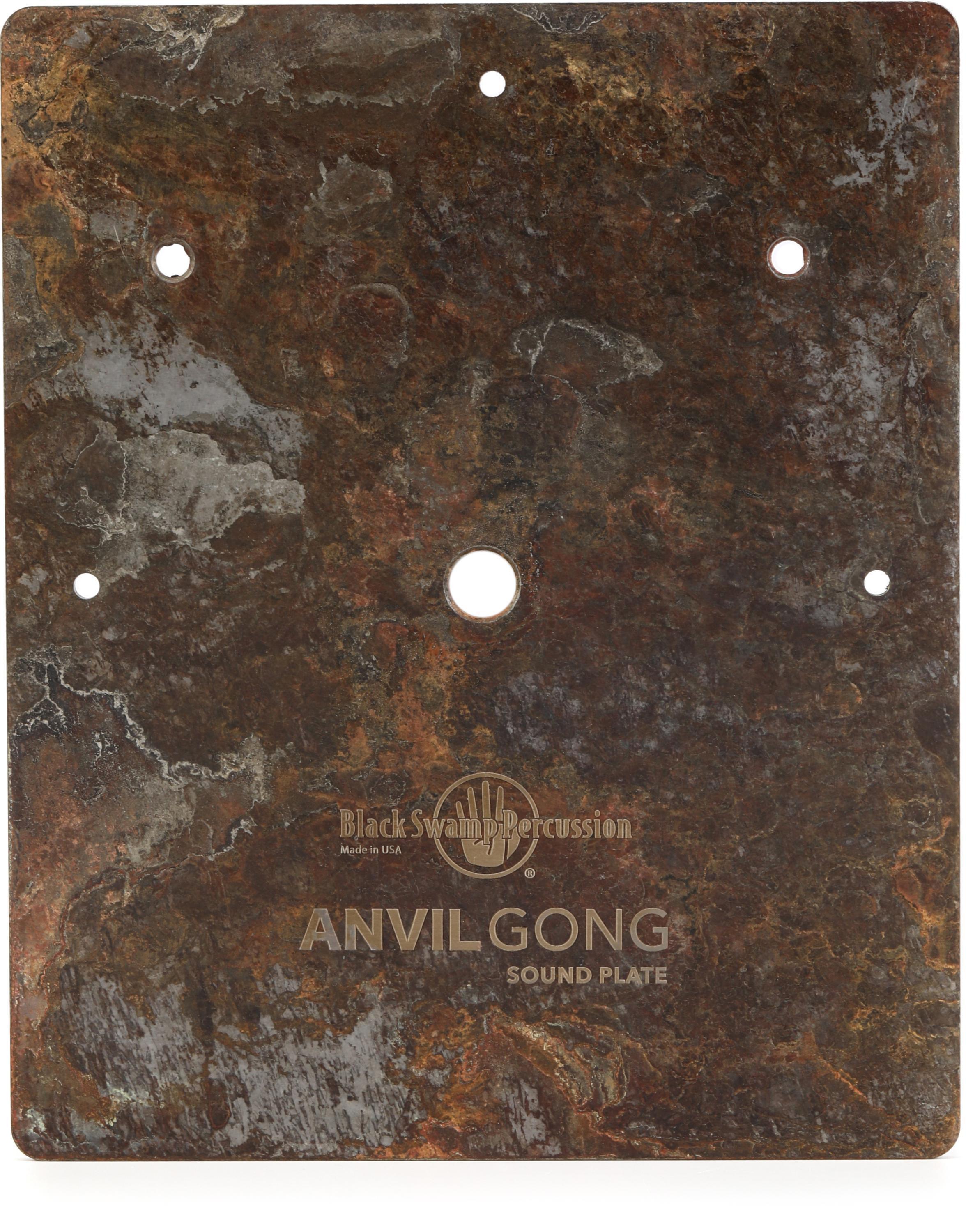 Black Swamp Percussion Anvil Gong Rectangular Sound Plate - 8.5 inches ...