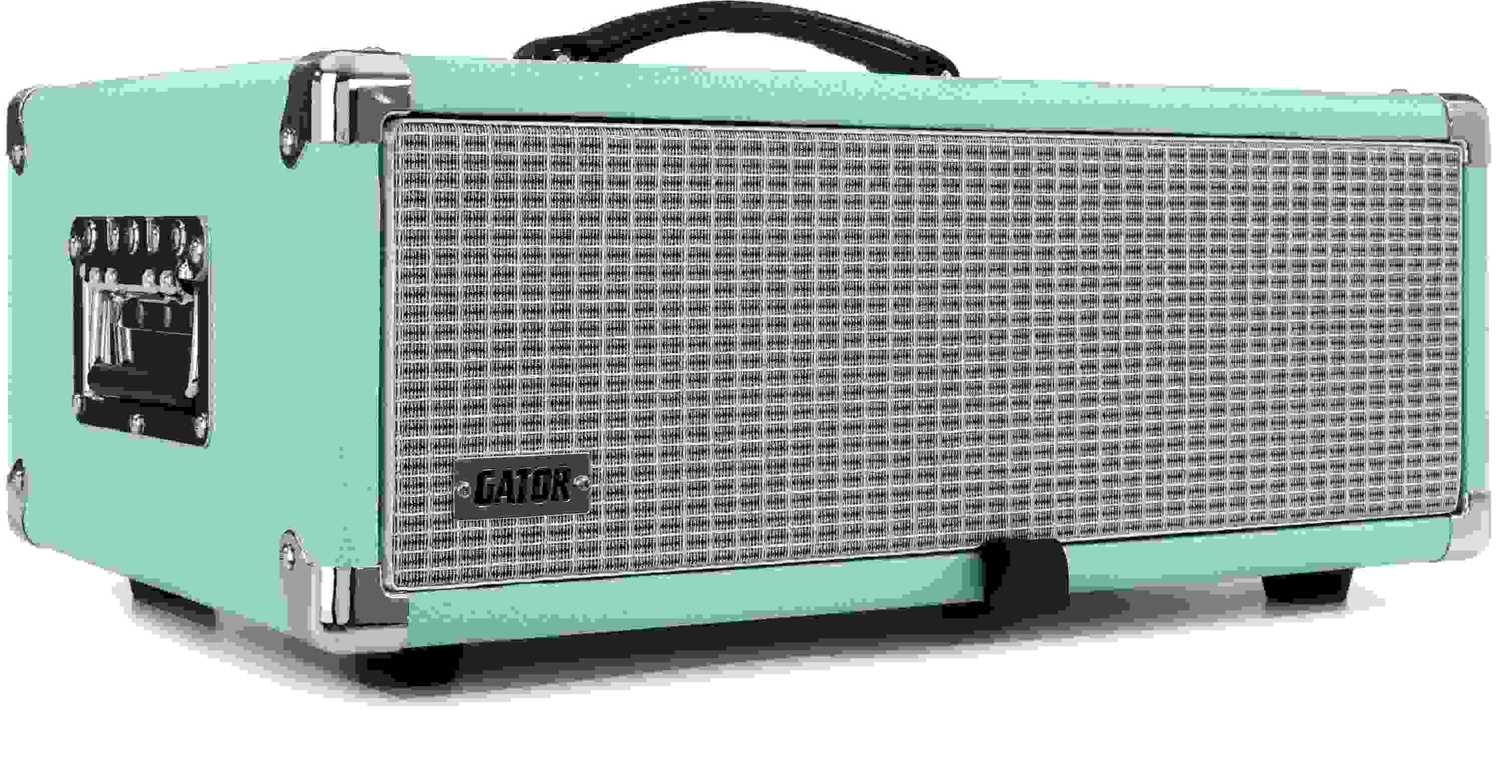 Gator GR-RETRORACK-3SG Vintage Amp Vibe Rack Case - 3U Seafoam Green ...