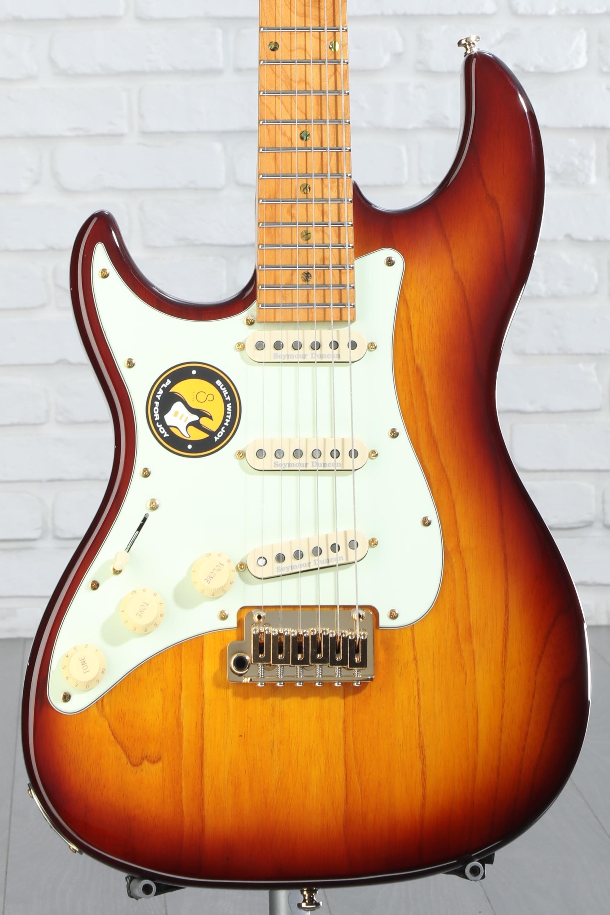 Sire Larry Carlton S10 SSS Left-handed Electric Guitar - Tobacco Sunburst | Sweetwater