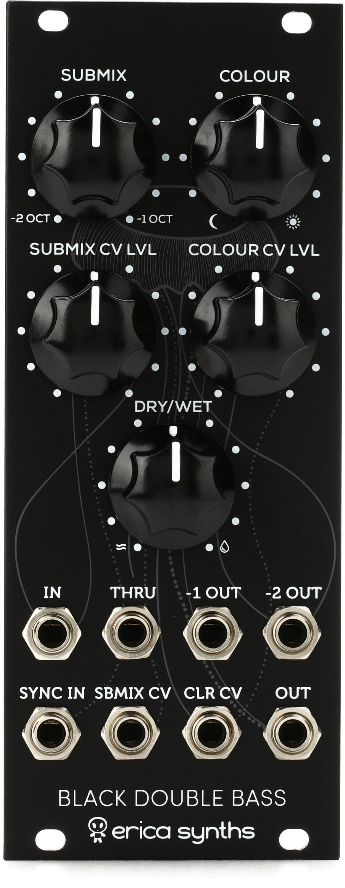 Erica Synths Black Double Bass -1 and -2 Octaves Suboscillator Eurorack ...