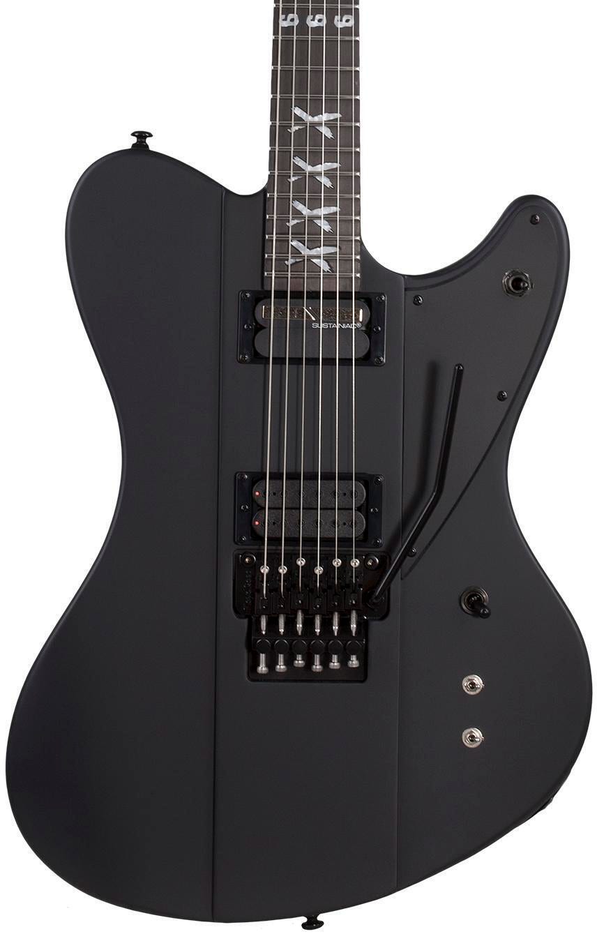 Schecter Riggs Ultra FR S Electric Guitar - Satin Black | Sweetwater