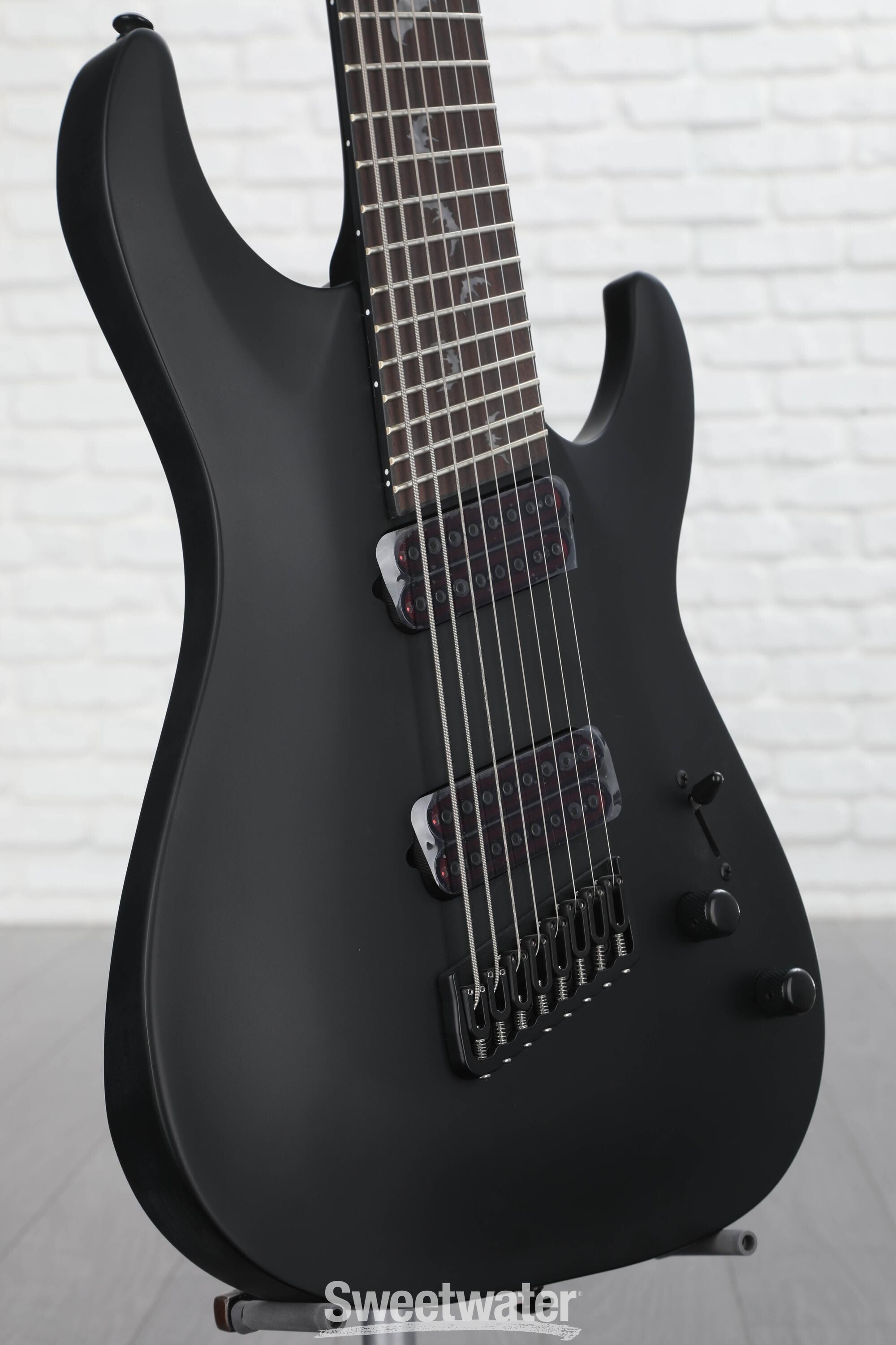 Schecter Damien-8 Multiscale 8-string Electric Guitar - Satin Black ...