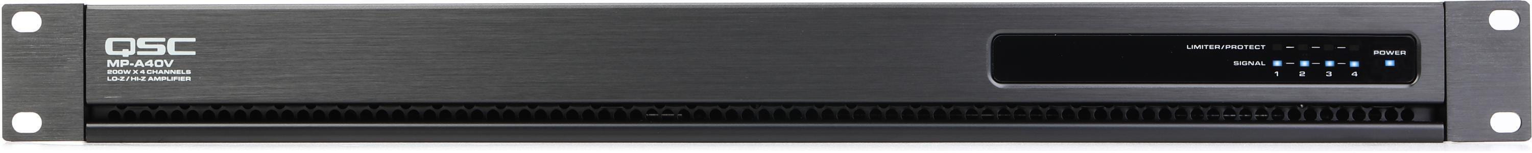 QSC MP-A40V 800W 4-channel 70V Amplifier | Sweetwater