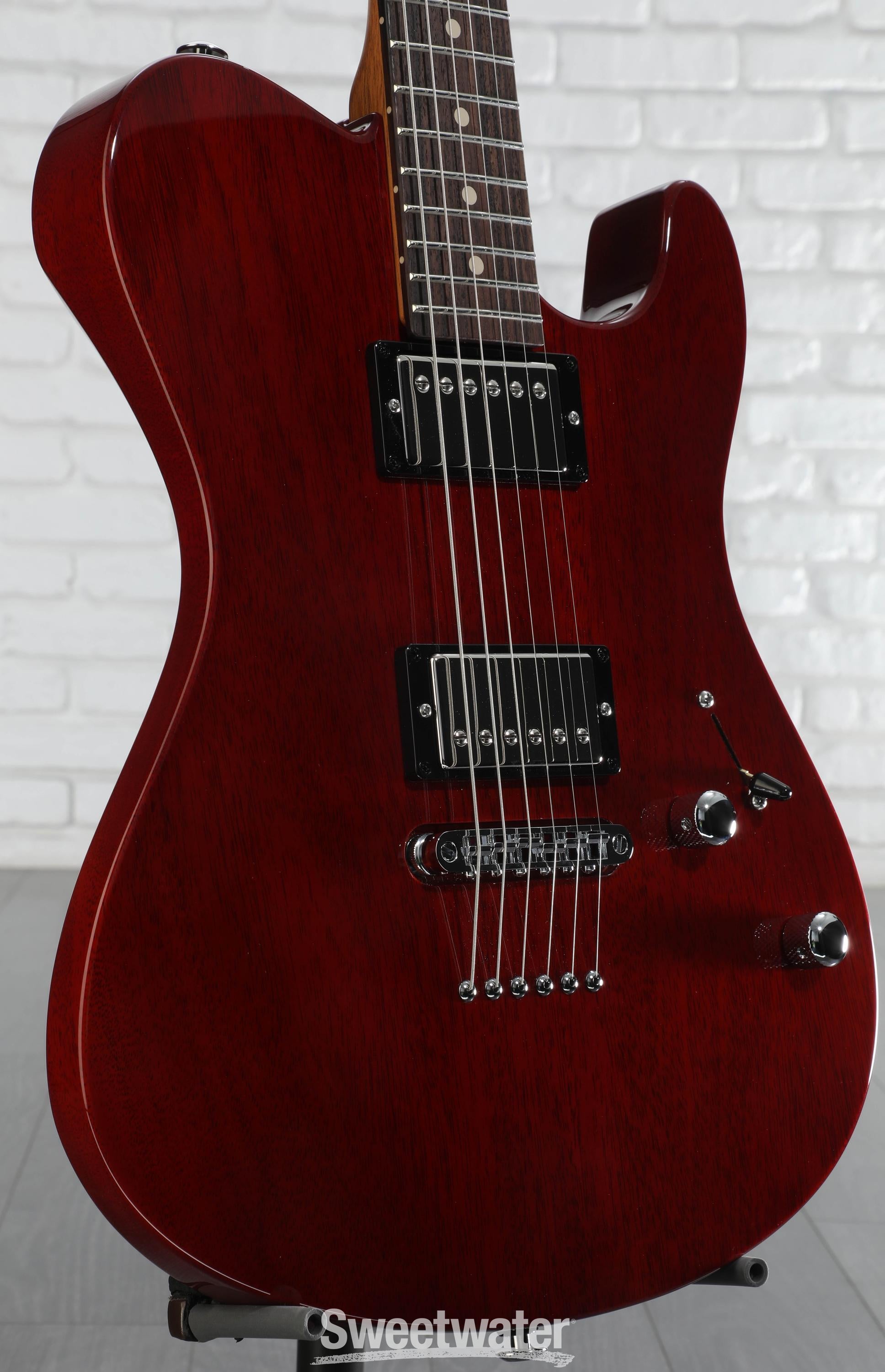 Suhr Oso Electric Guitar - Trans Red | Sweetwater
