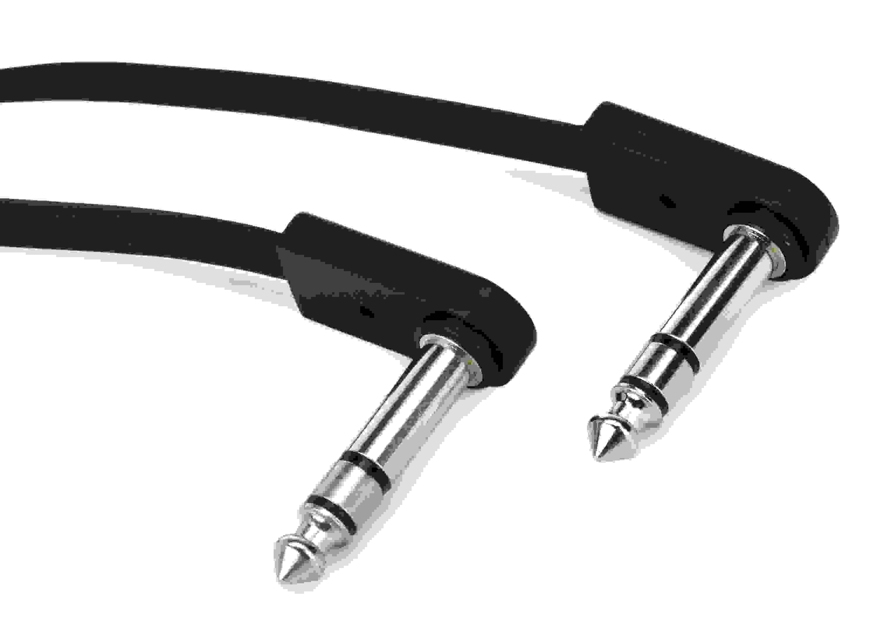 EBS PCF-DLS58 Flat Patch Cable - Right Angle TRS Male to Right Angle TRS Male - 22.83 inch ...