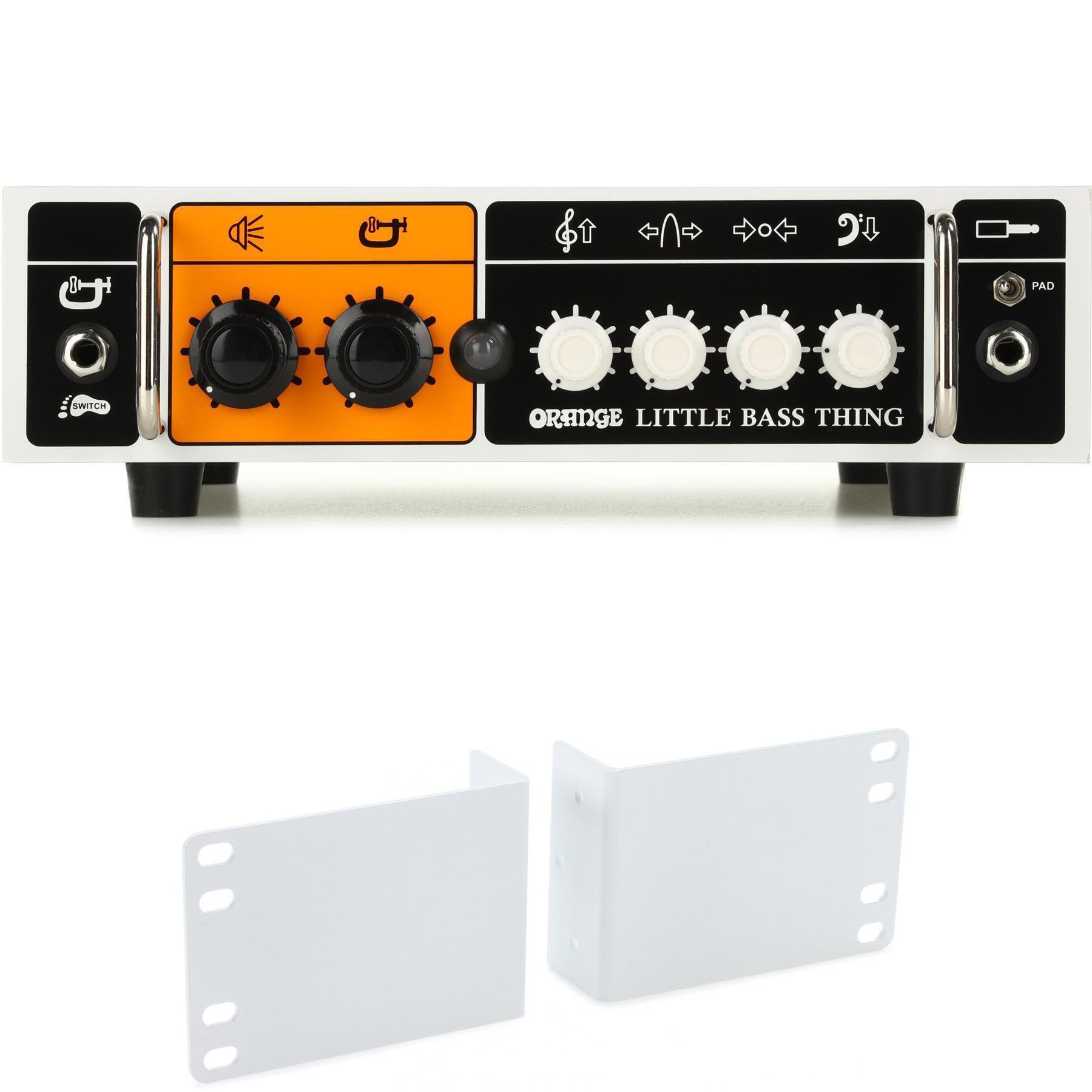 Orange Little Bass Thing 500-watt Bass Head and Rackmount Kit | Sweetwater