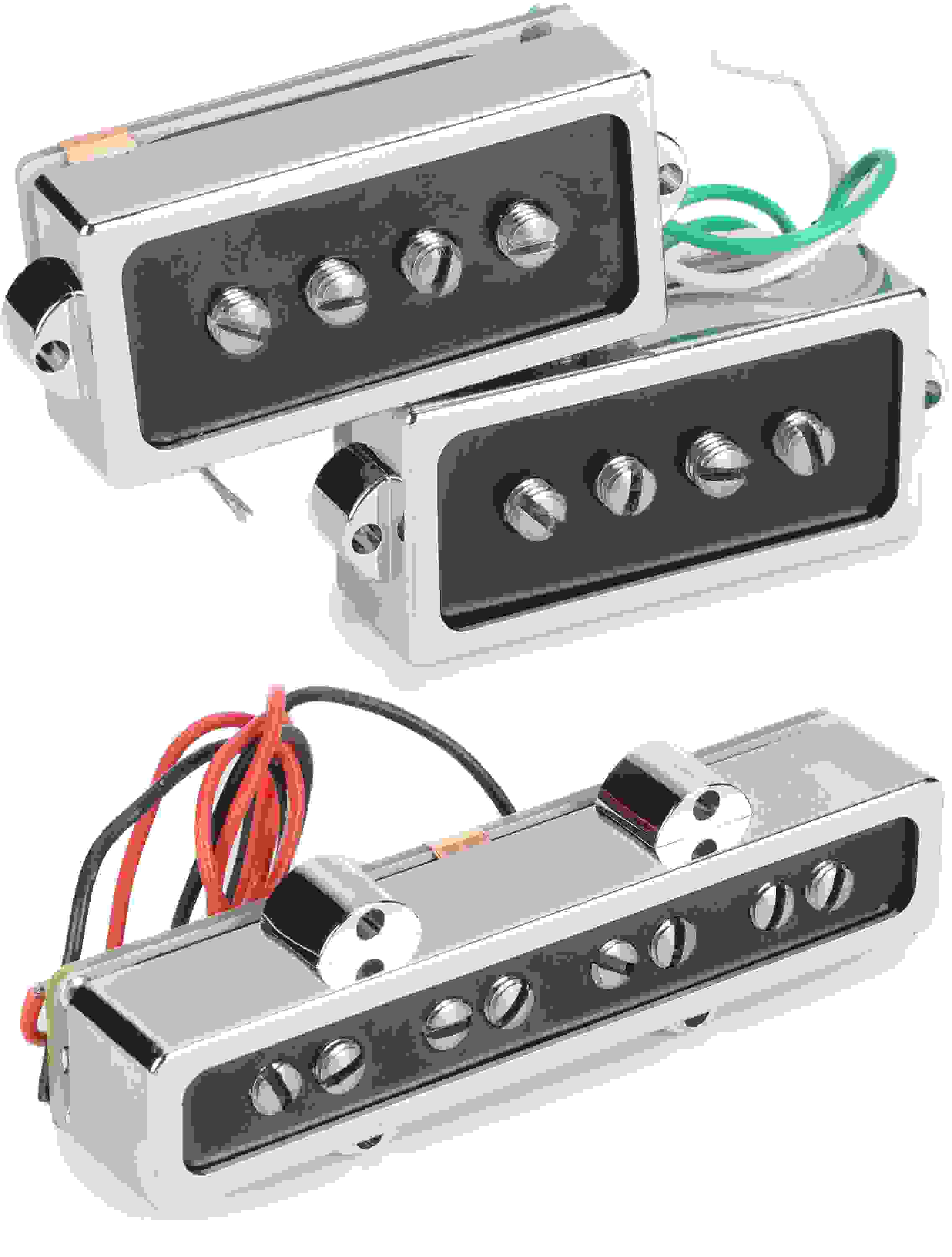 Fender Cobalt Chrome P/J Bass Pickup Set | Sweetwater