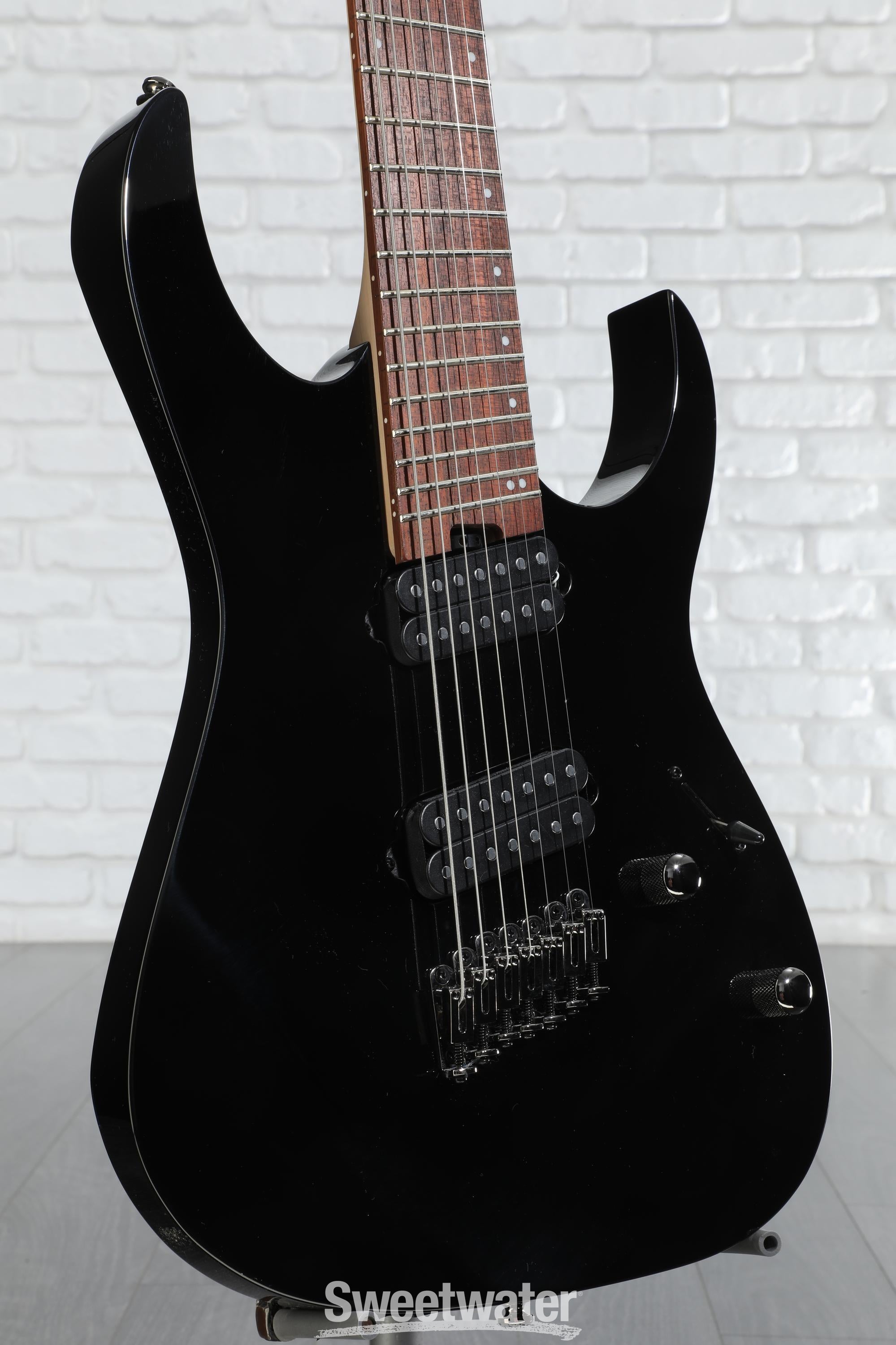 Ibanez RGMS7 7-string Electric Guitar - Black | Sweetwater