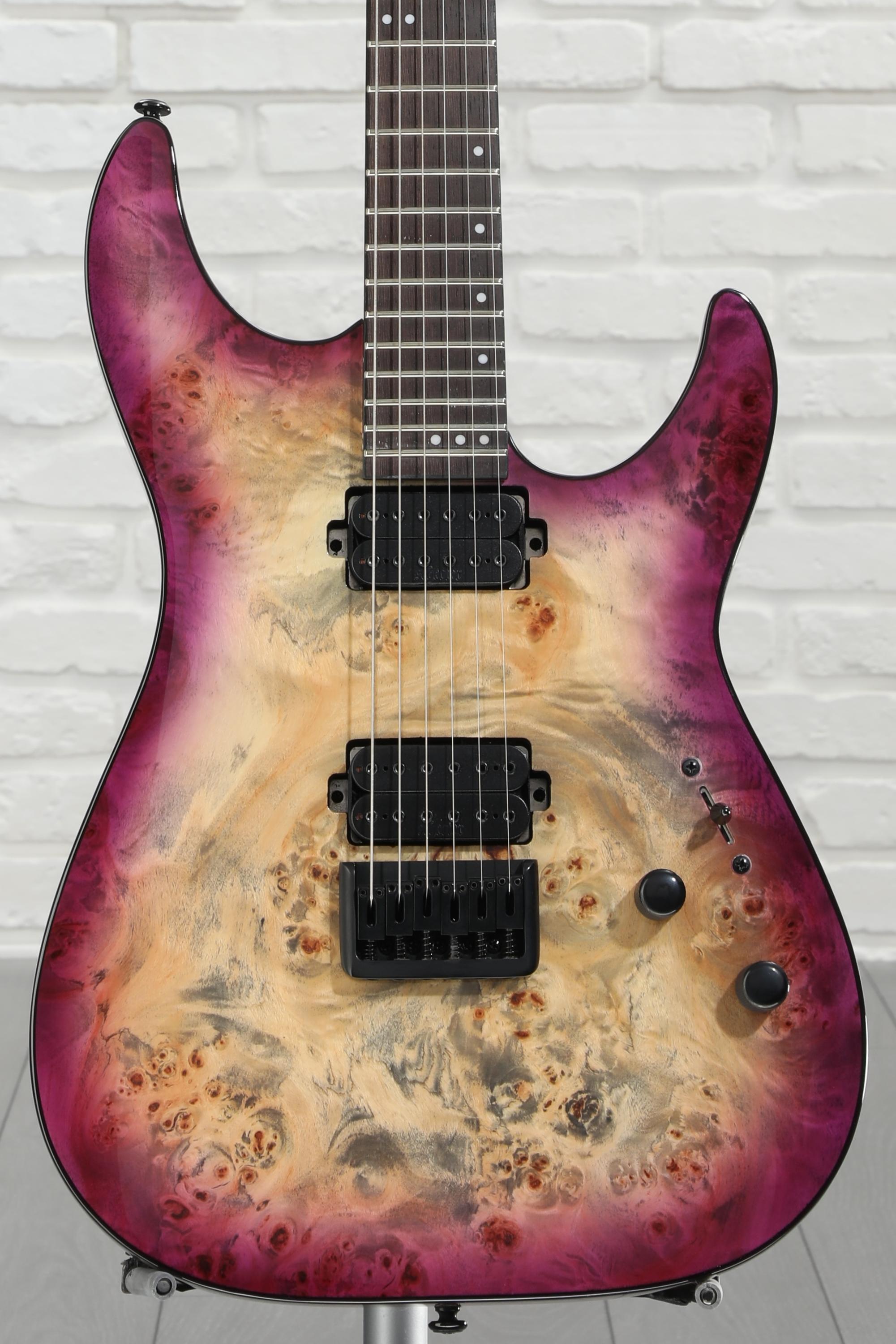 Schecter C-6 Pro Electric Guitar - Aurora Burst, Sweetwater Exclusive