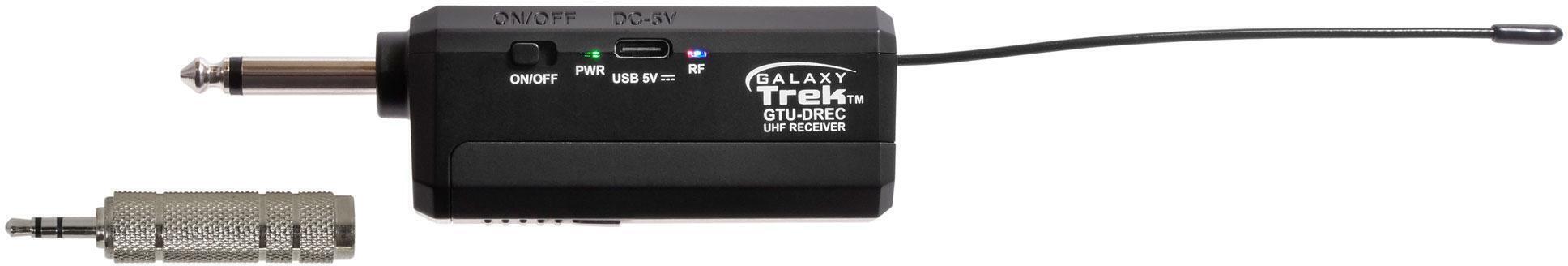Galaxy Audio GTU-DRECP6 Trek Dual-channel Receiver - P6 Band | Sweetwater