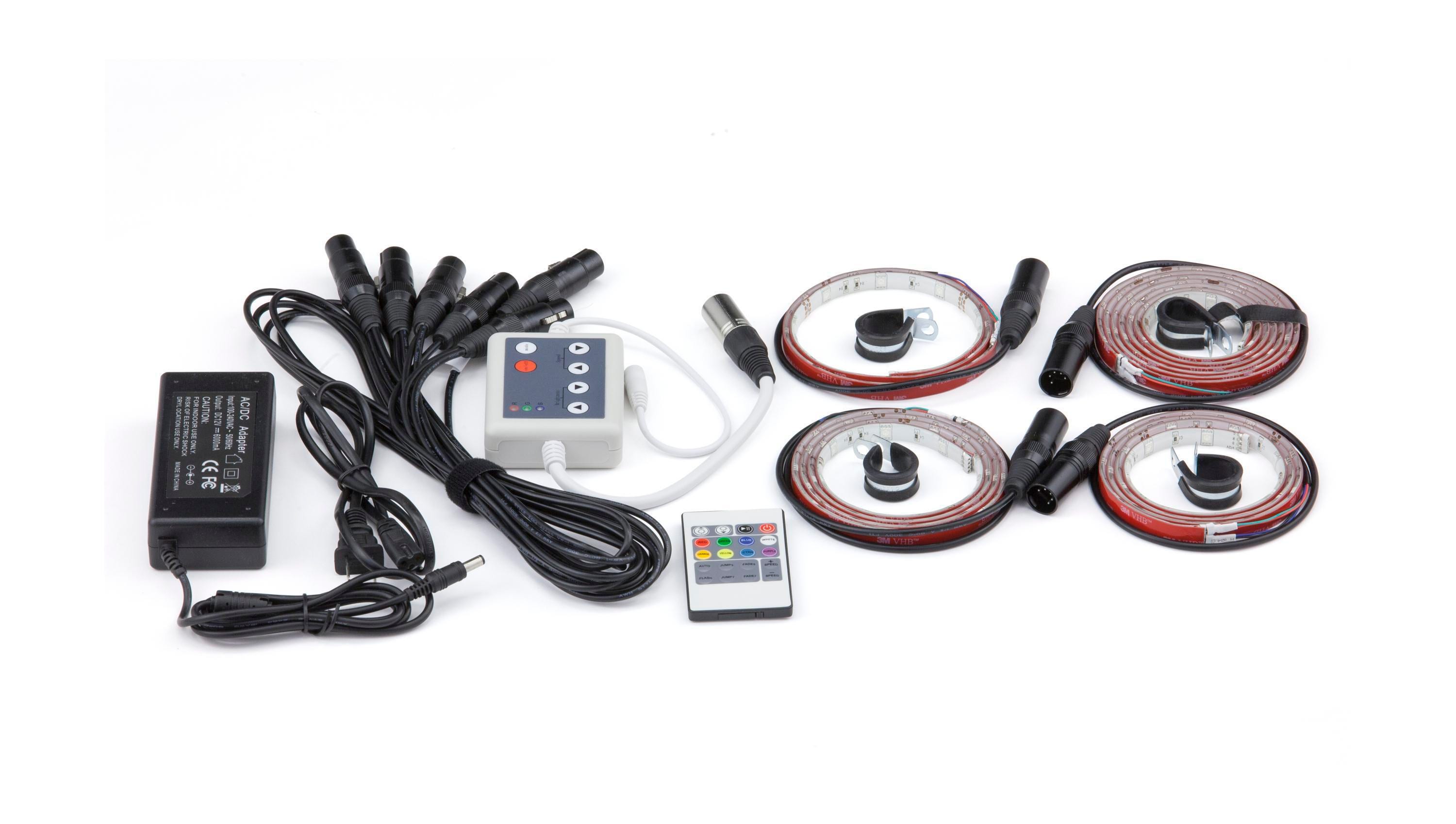 Drumlite Dual-band LED Lighting Kit for 4-piece Drum Set 22" | Sweetwater