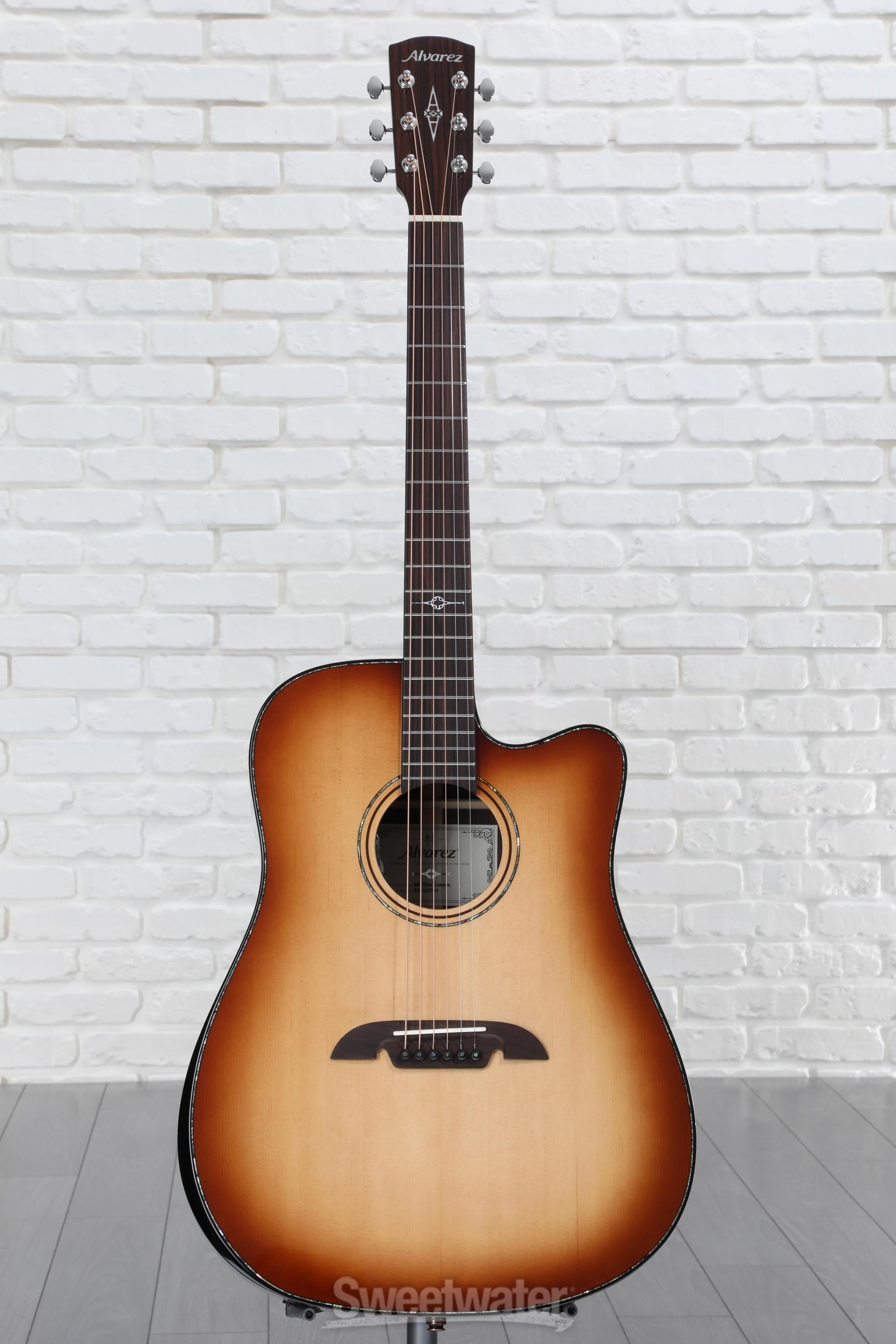 Alvarez MD70ce Custom Shadowburst Acoustic-electric Guitar ...