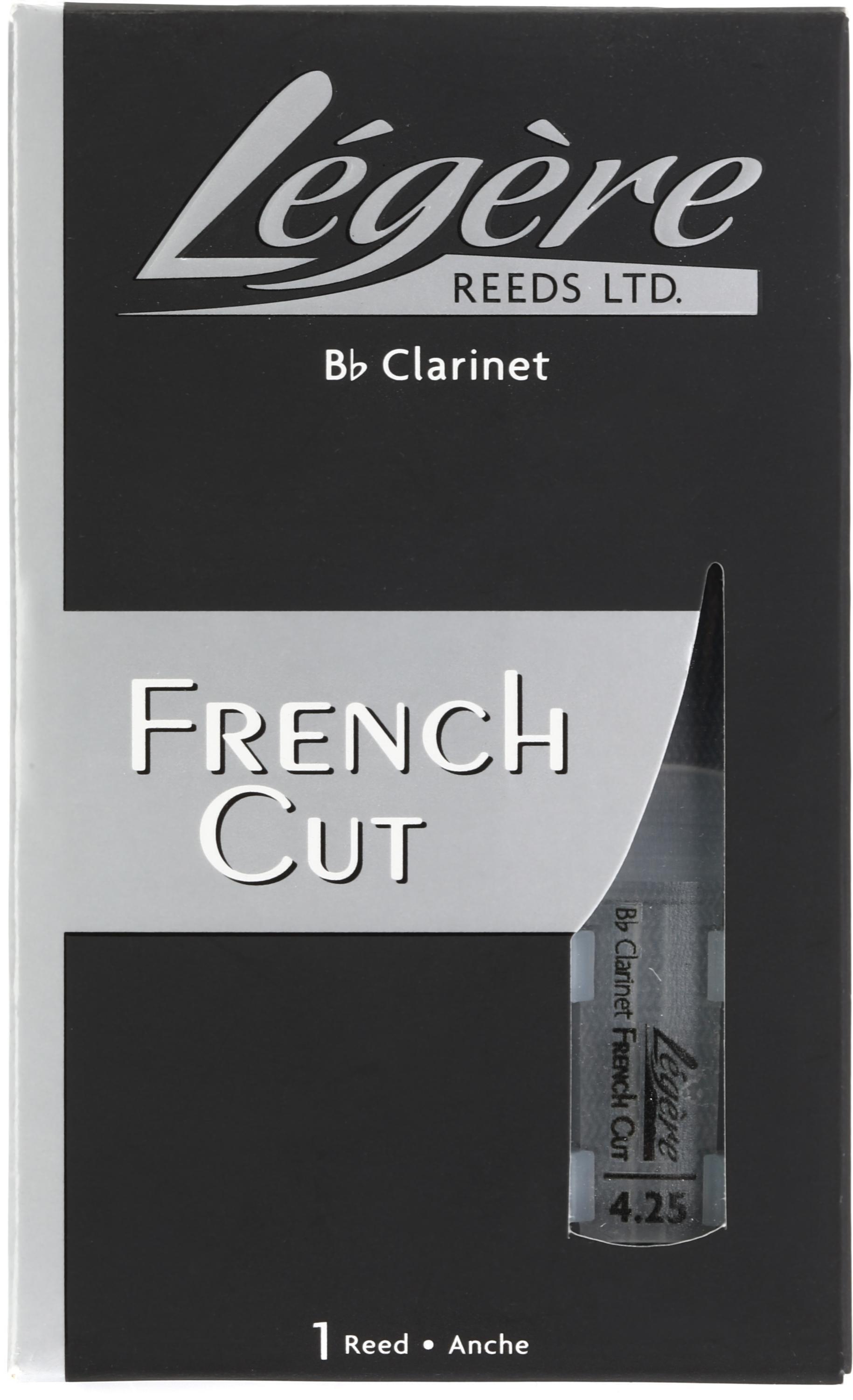 Legere French Cut Bb Clarinet Reed - 4.25 | Sweetwater