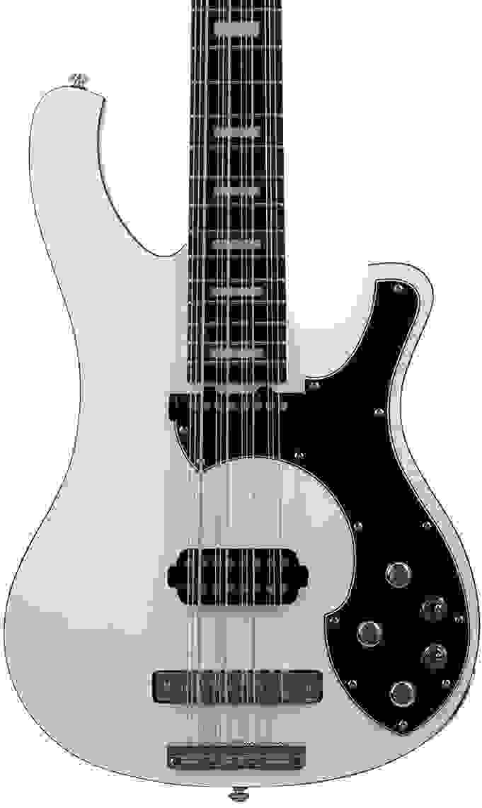 Schecter Stargazer 12 12-string Bass Guitar - Gloss White | Sweetwater