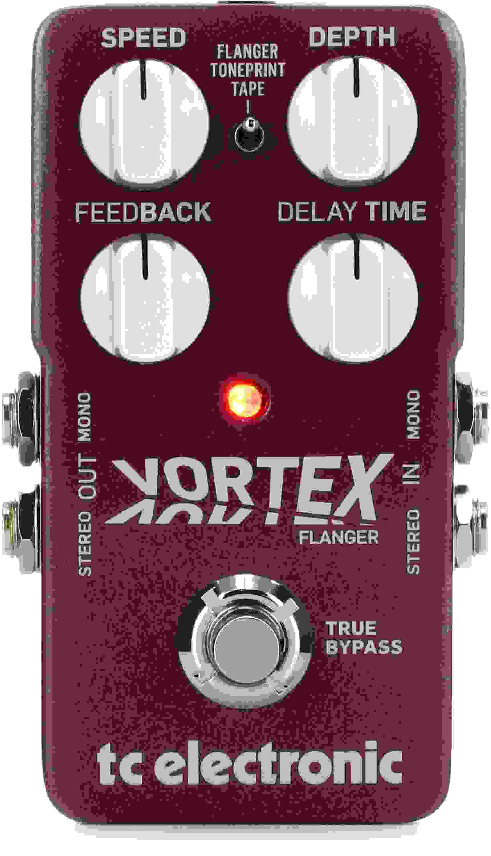 TC Electronic Vortex Flanger Stereo Flanger Pedal | Sweetwater