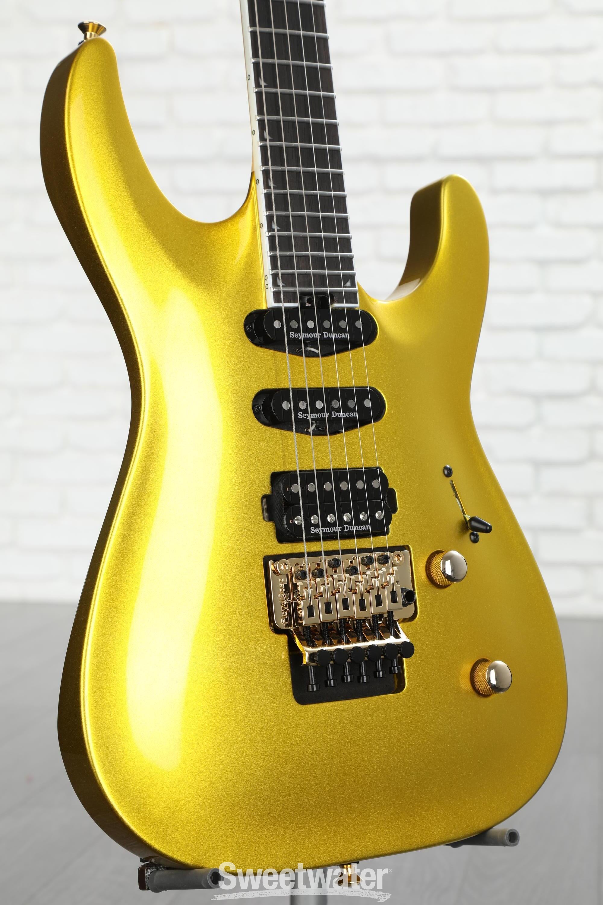 Jackson Pro Plus Series Soloist SLA3 Electric Guitar - Gold Bullion ...