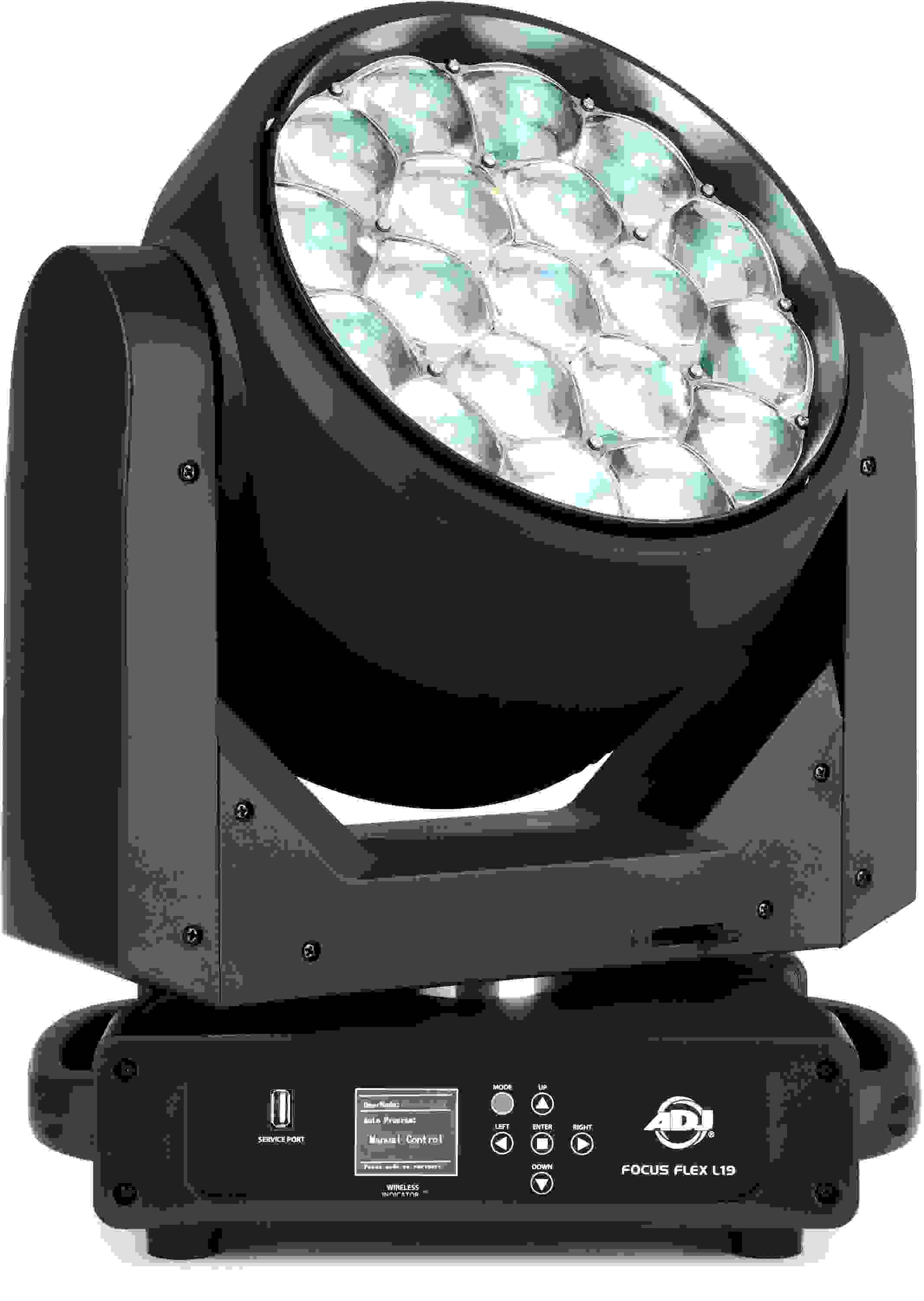 ADJ Focus Flex L19 760-watt LED Moving-Head Wash Fixture | Sweetwater