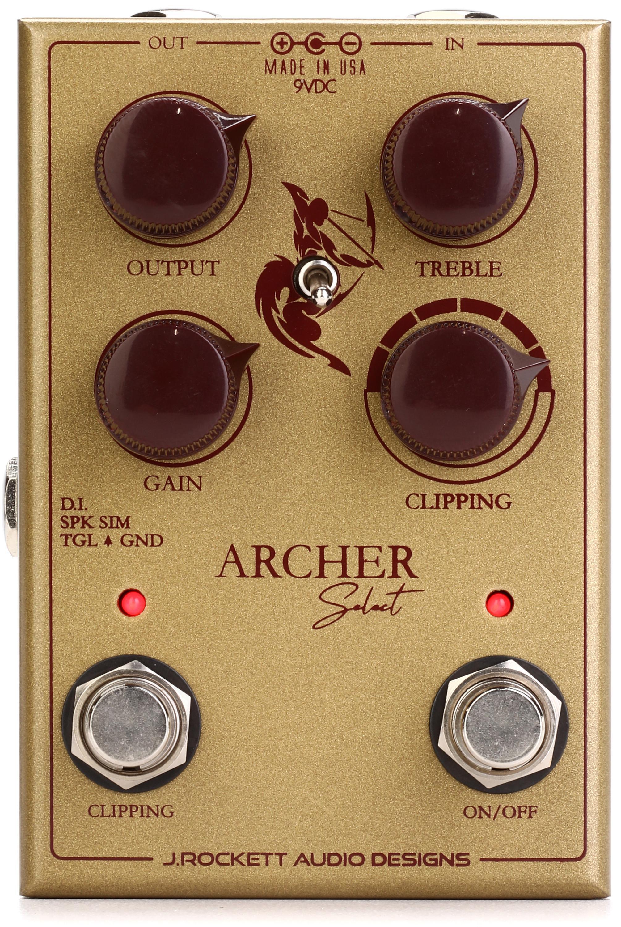 J. Rockett Audio Designs Archer Select Boost/Overdrive Pedal | Sweetwater