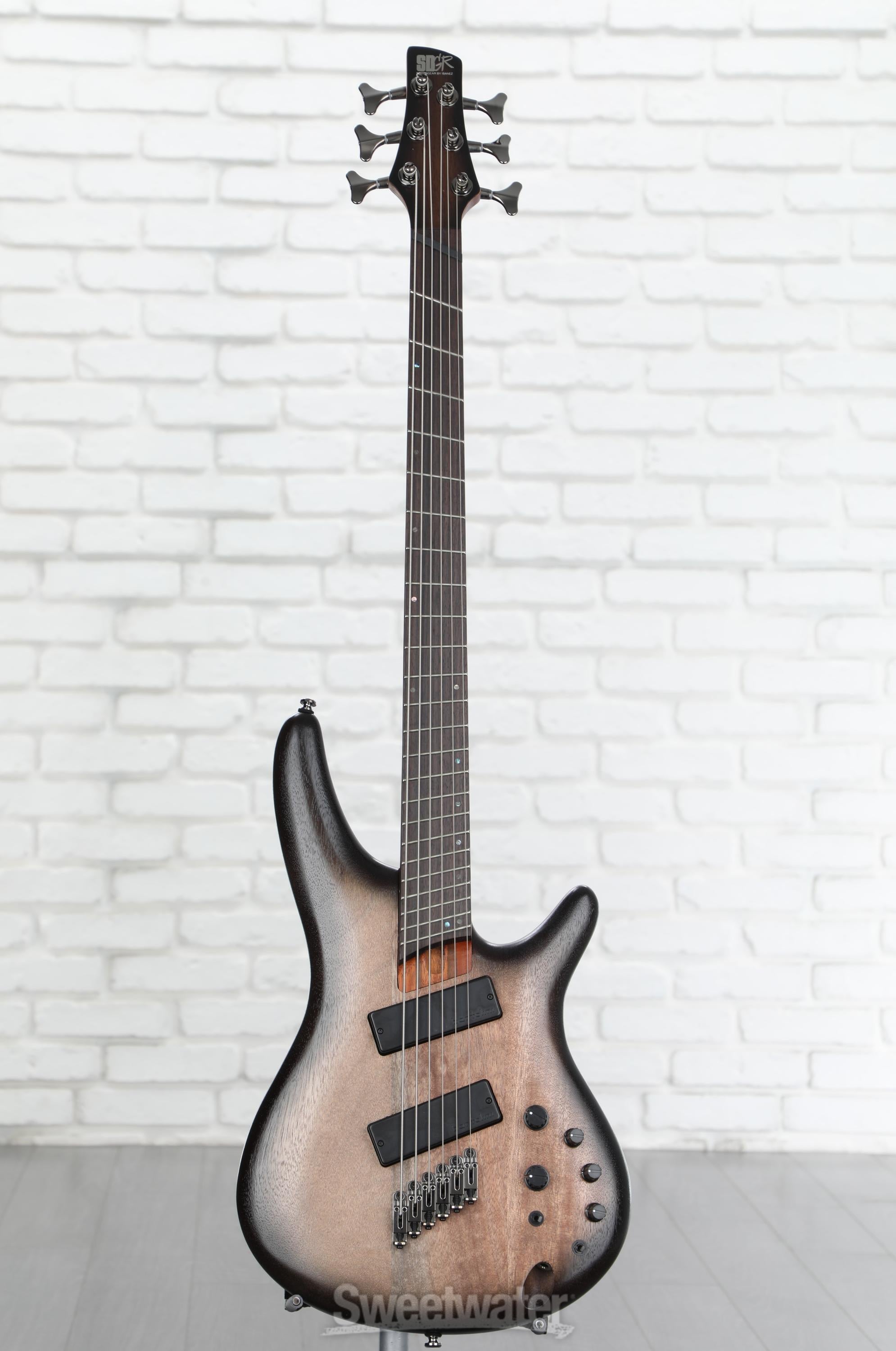 Ibanez Bass Workshop SRC6MS 6-string Multi-Scale Bass Guitar - Black ...