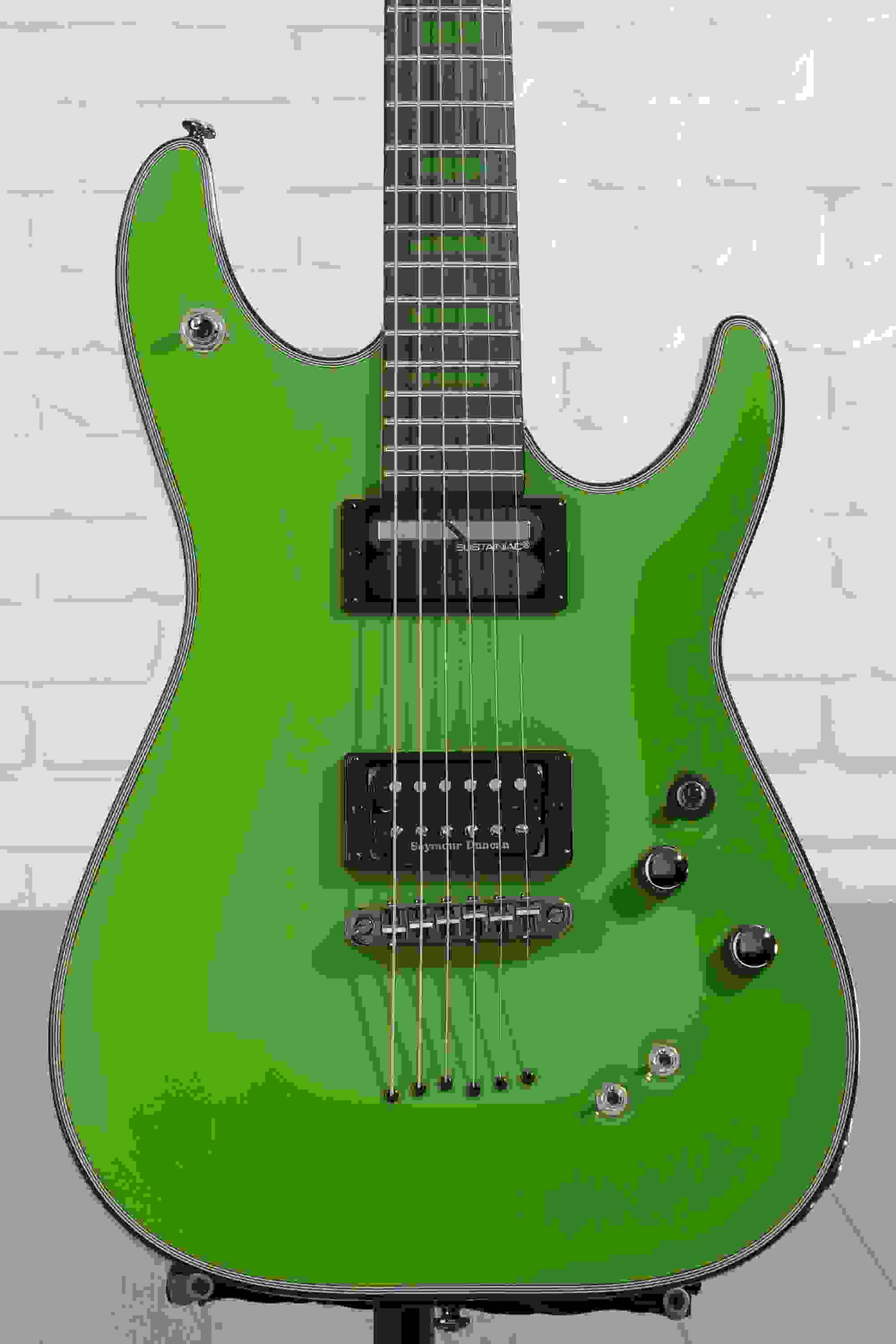 Schecter Kenny Hickey C-1 EX S Baritone Electric Guitar - Steele Green ...