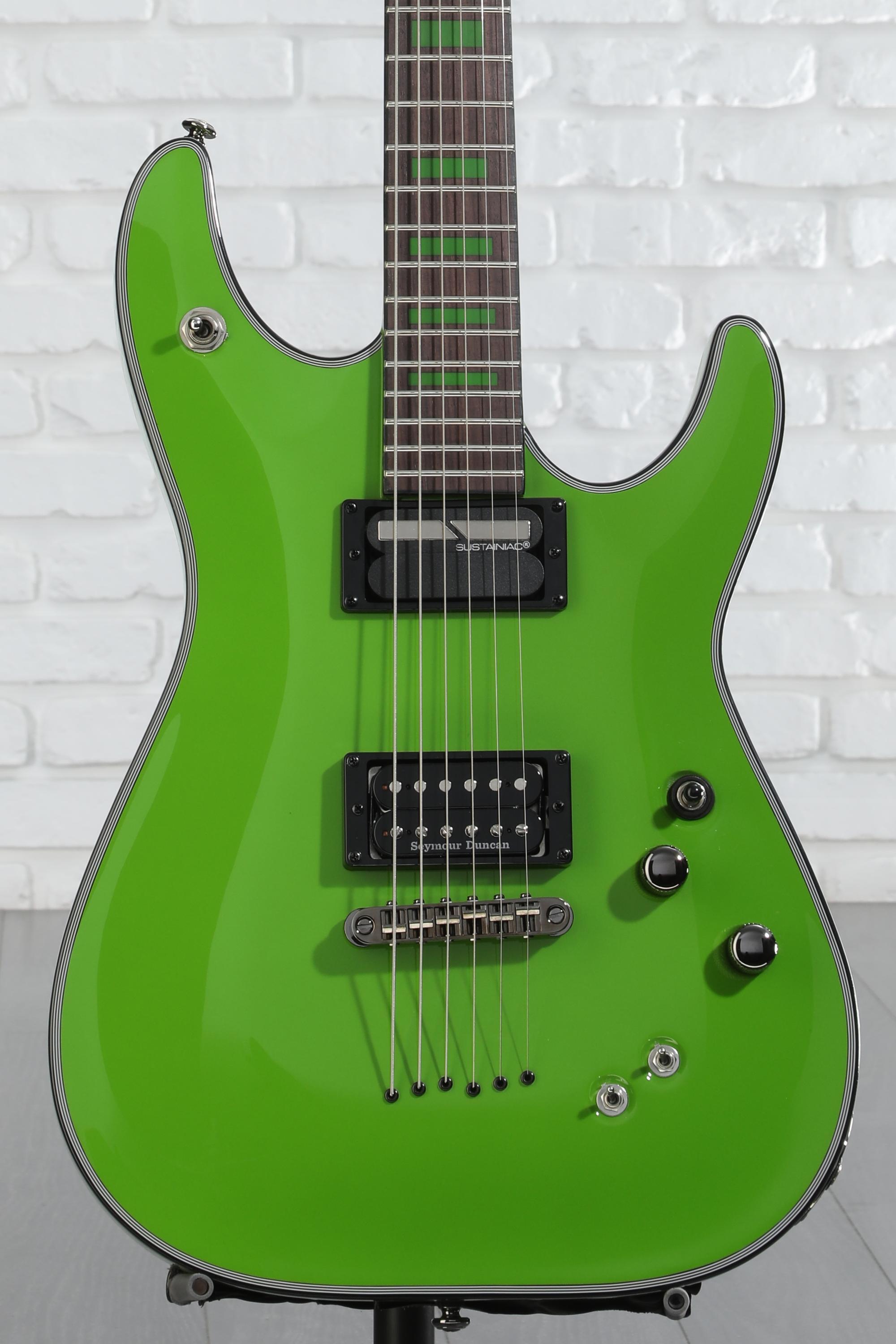 Schecter Kenny Hickey C-1 EX S Baritone Electric Guitar - Steele Green ...