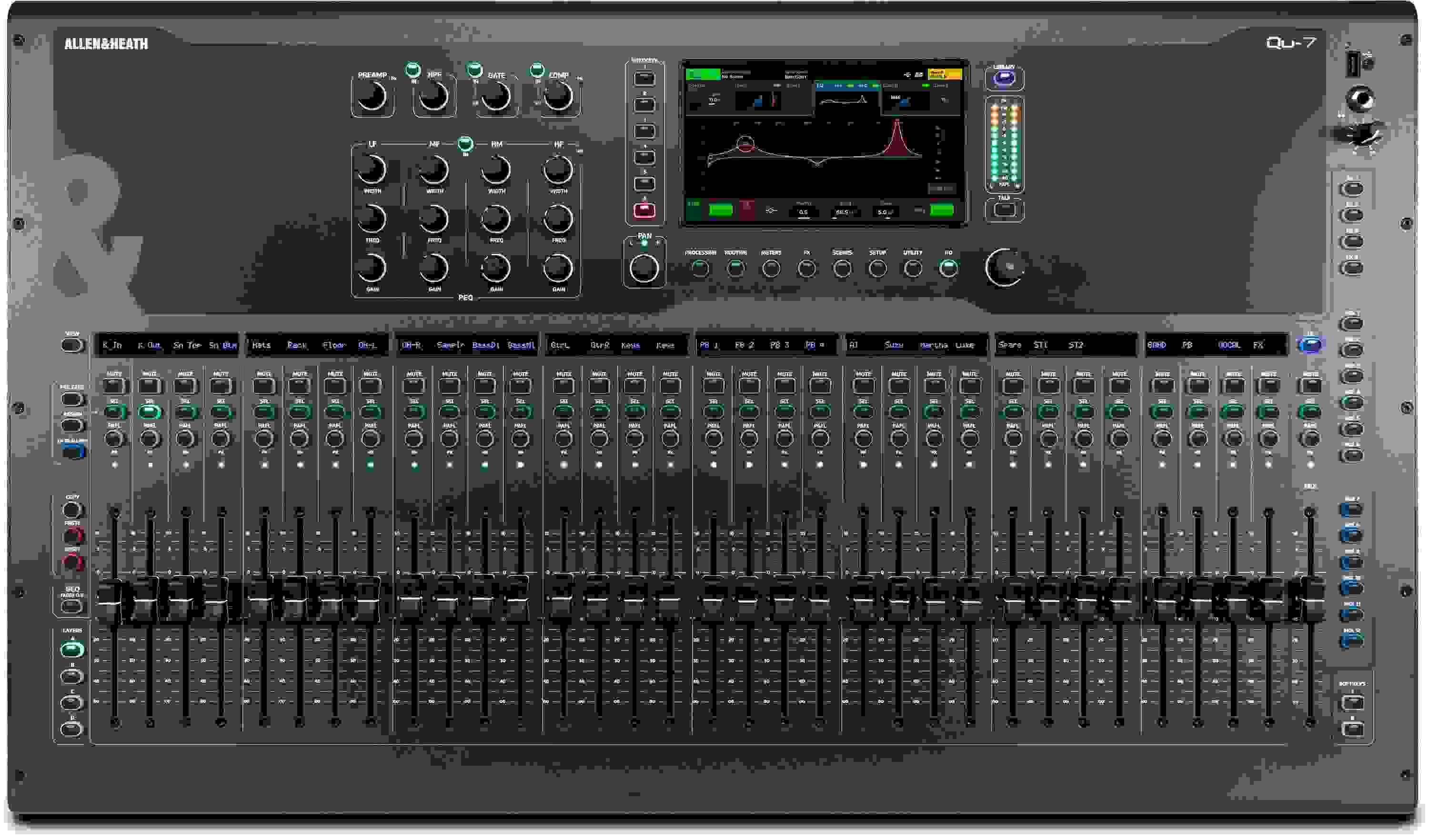 Allen & Heath Qu-7 38-channel Digital Mixer | Sweetwater