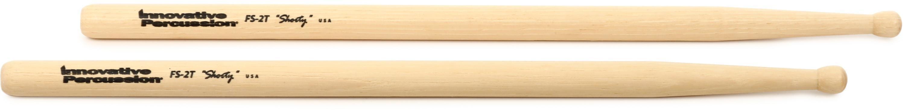 Innovative Percussion FS-2T Tenor Stick - "Shorty" - Hickory - Reverse ...