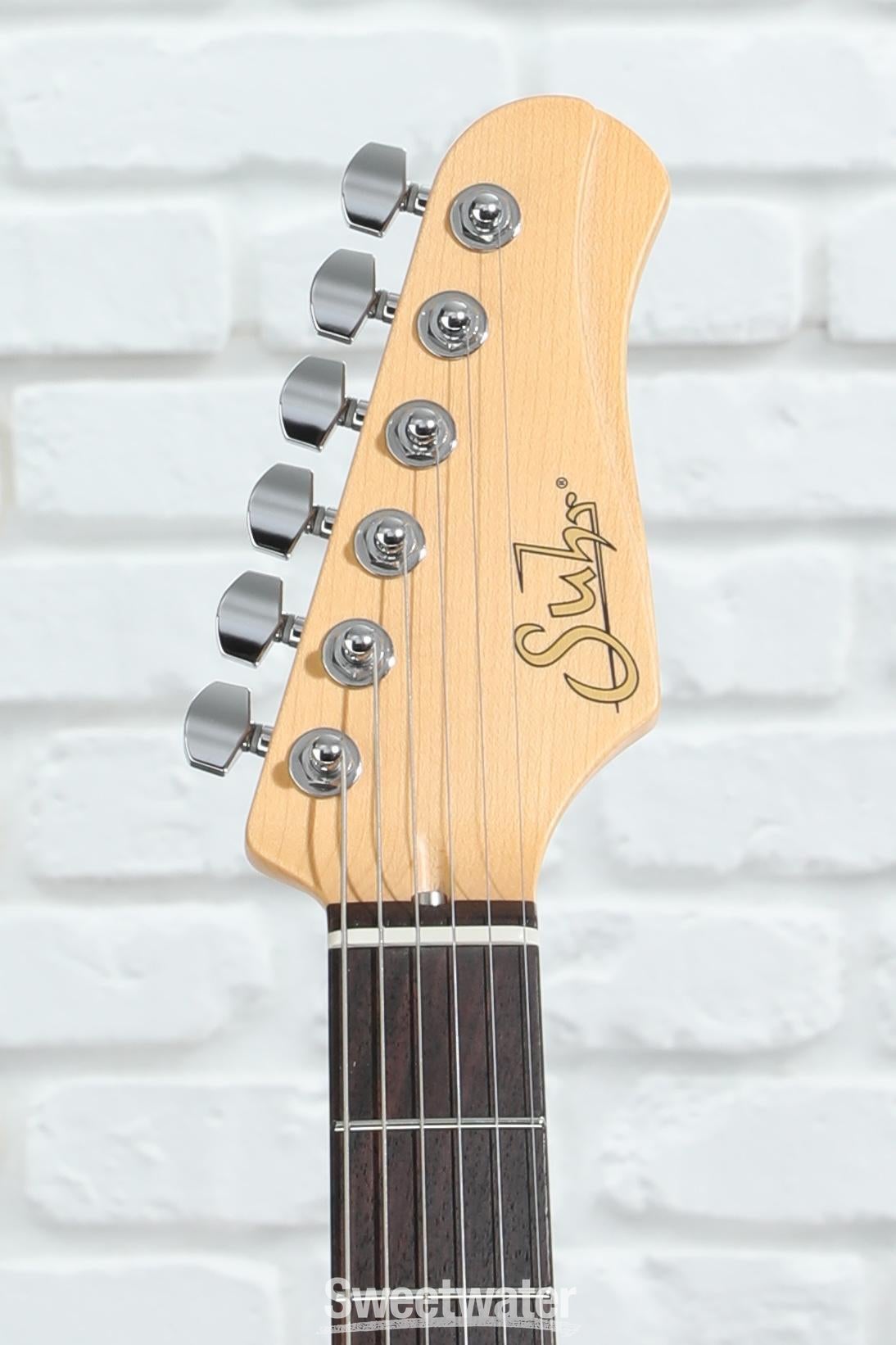 Suhr Classic JM HH Electric Guitar with Tremolo - Gold | Sweetwater