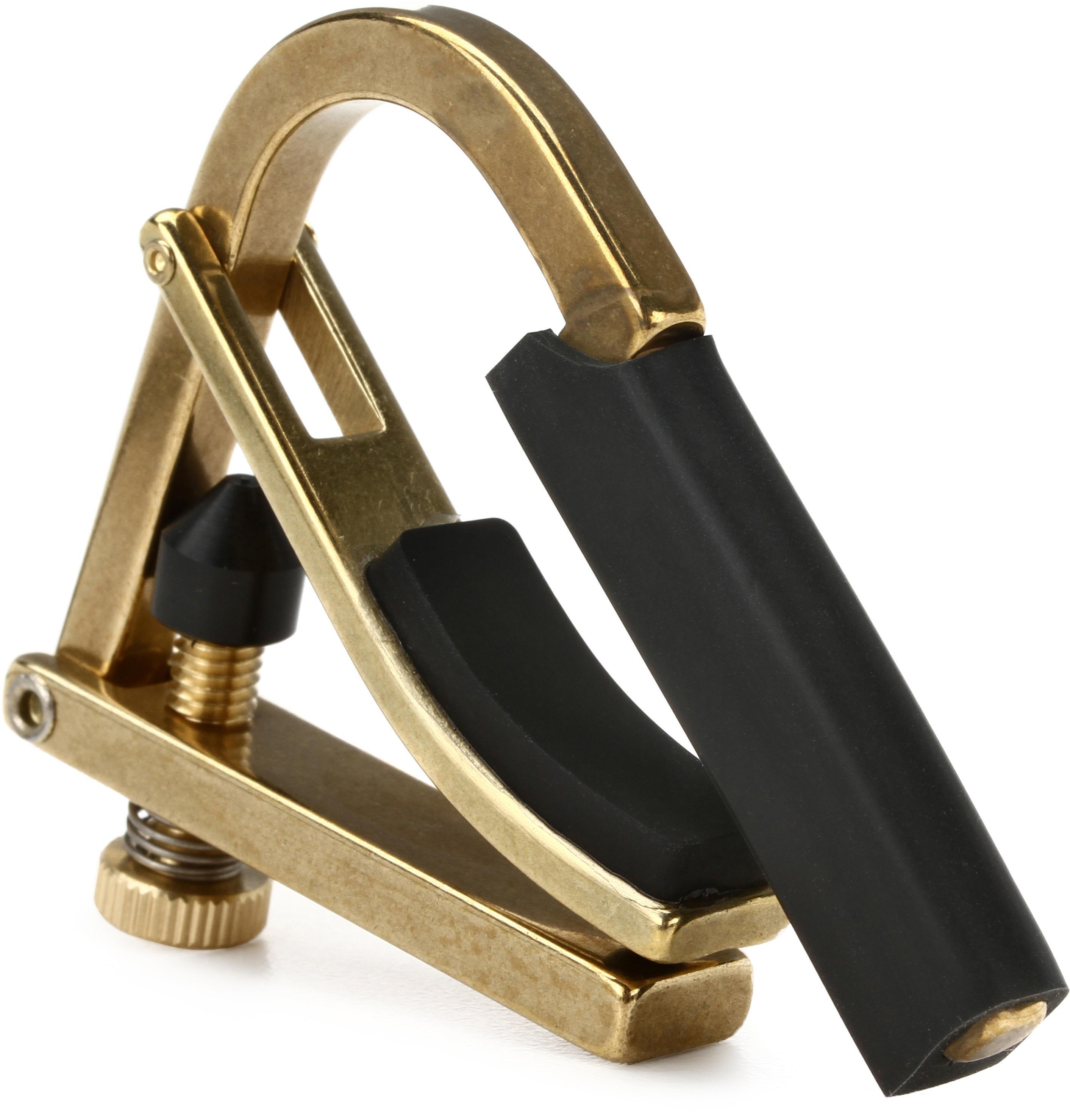Shubb C8b Partial Capo for Drop-D Tuning - Brass | Sweetwater