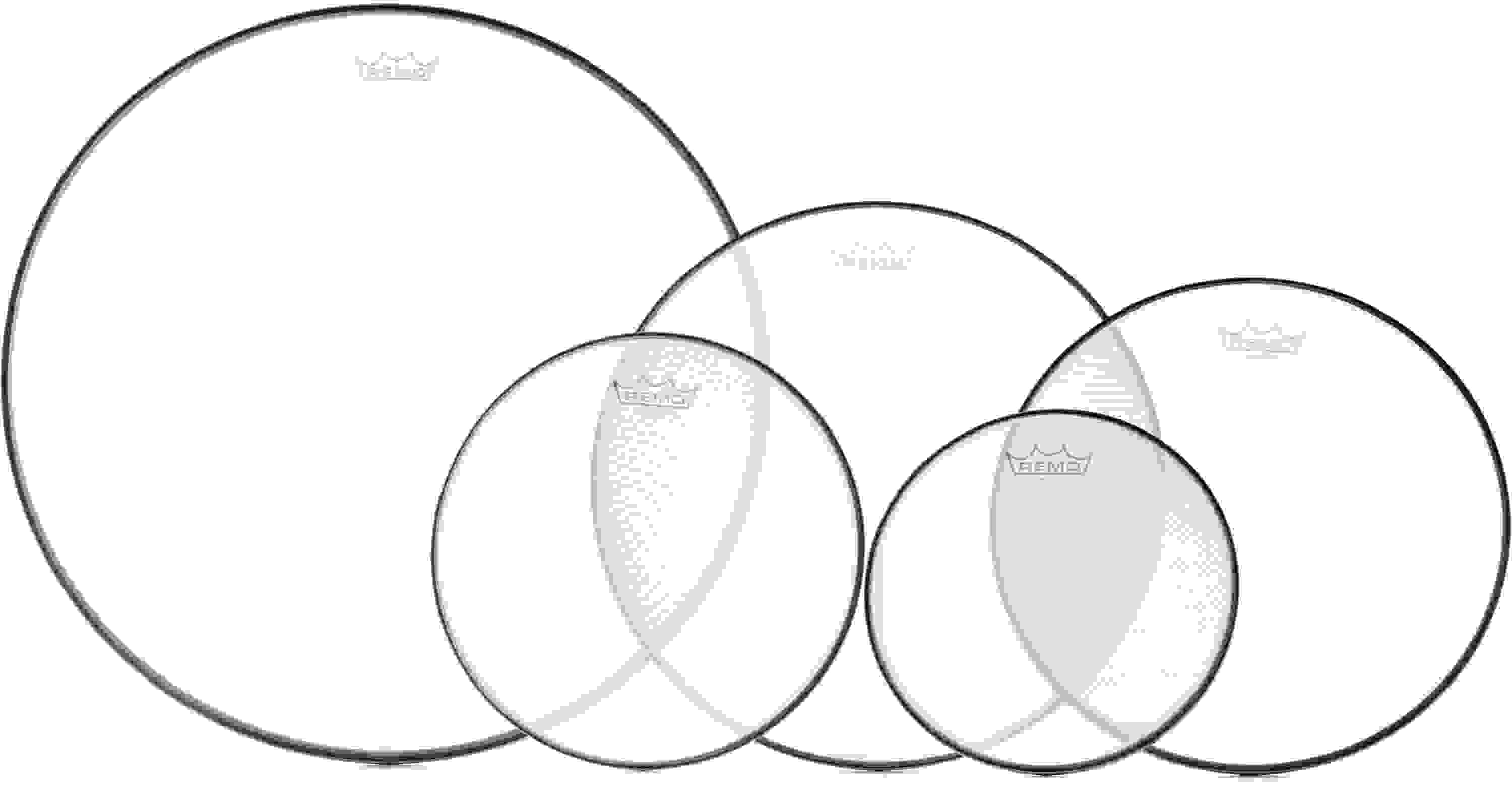 Remo Silentstroke 5-piece Propack - 10/12/16/22 inch with Free 14 inch Snare Head | Sweetwater