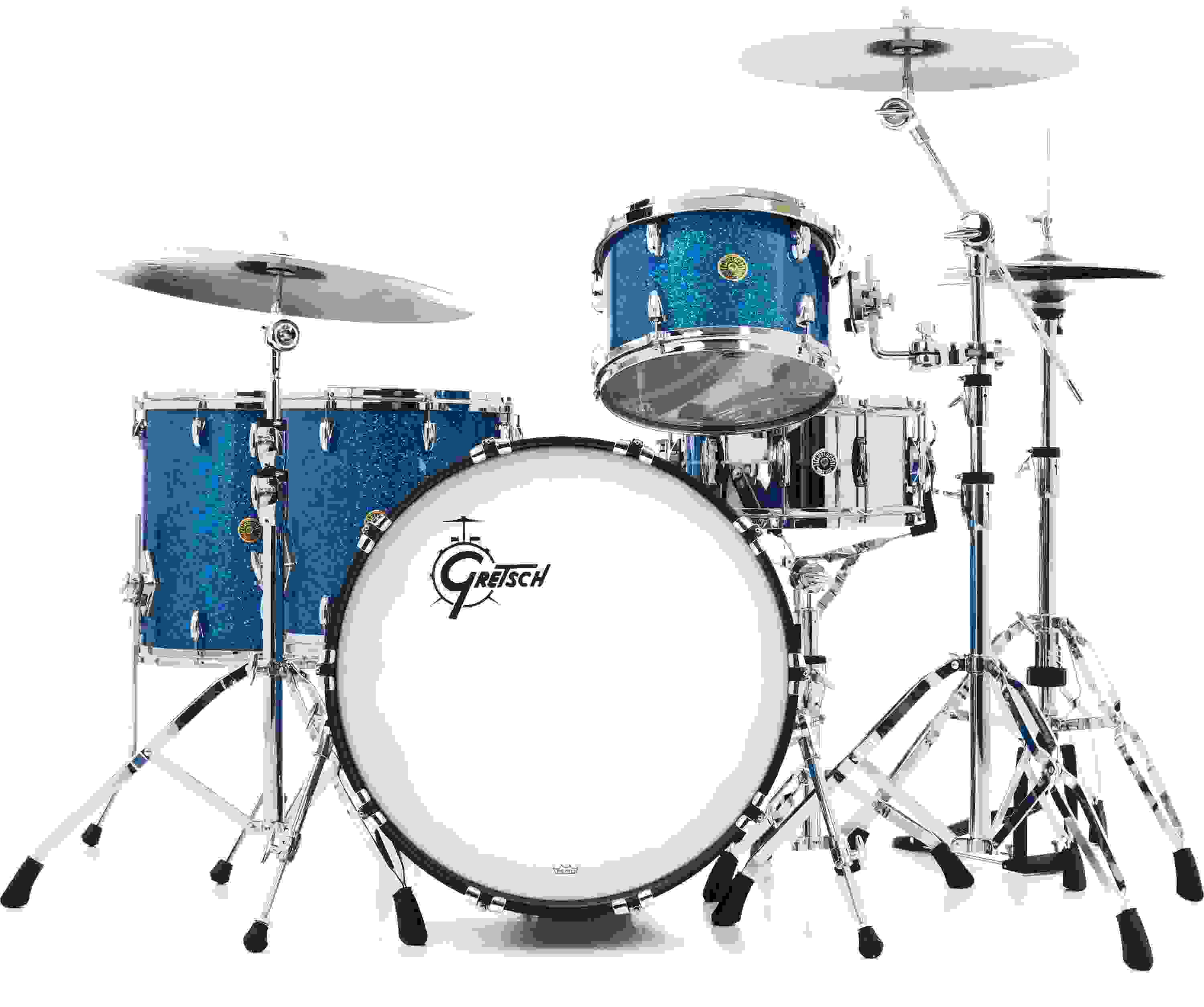 Gretsch Drums USA Custom GRKT-R4246 4-piece Shell Pack - Blue Glass ...