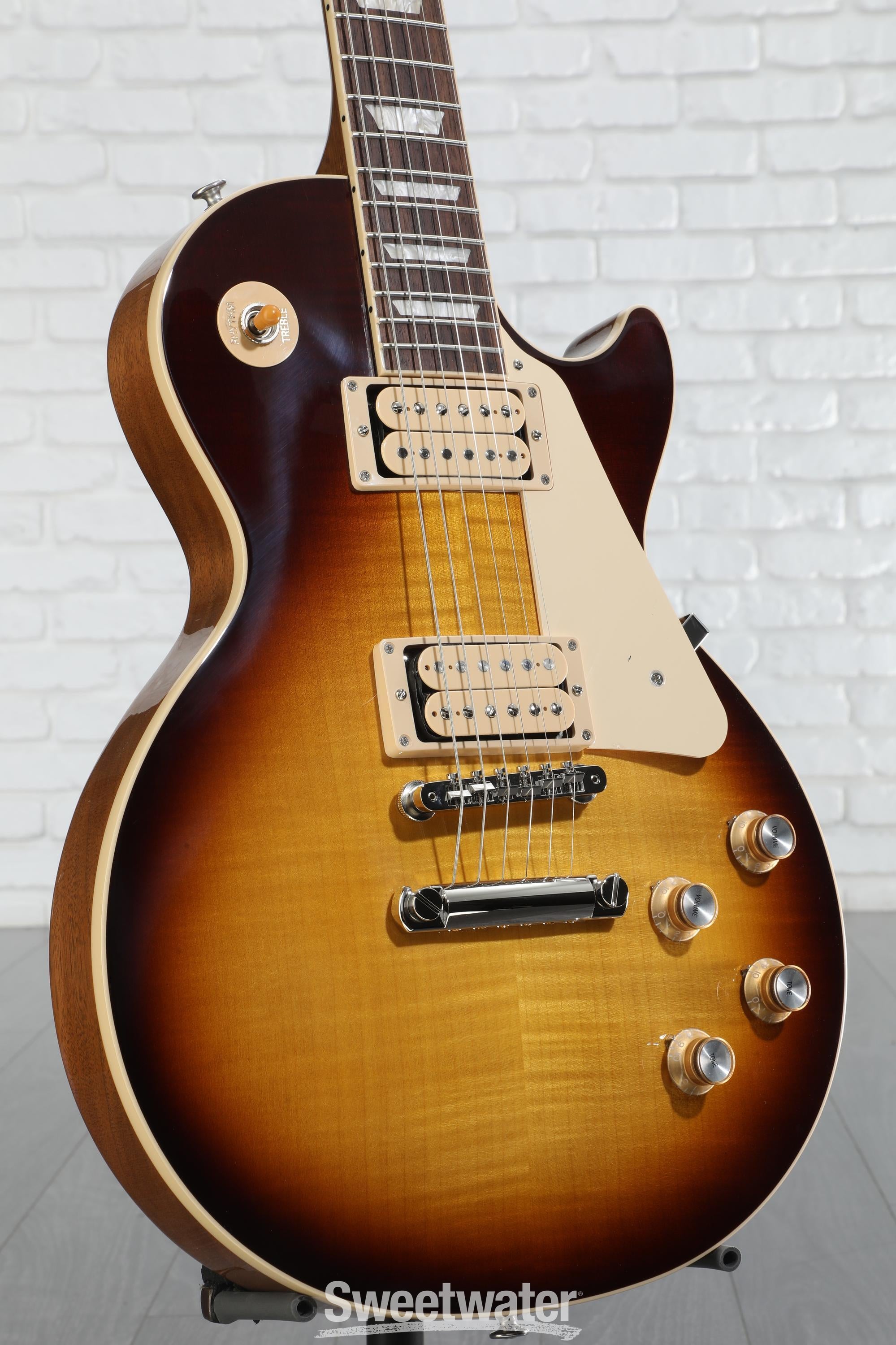 Gibson Les Paul Standard '60s Double Trouble Electric Guitar - Vintage Tobacco Burst | Sweetwater