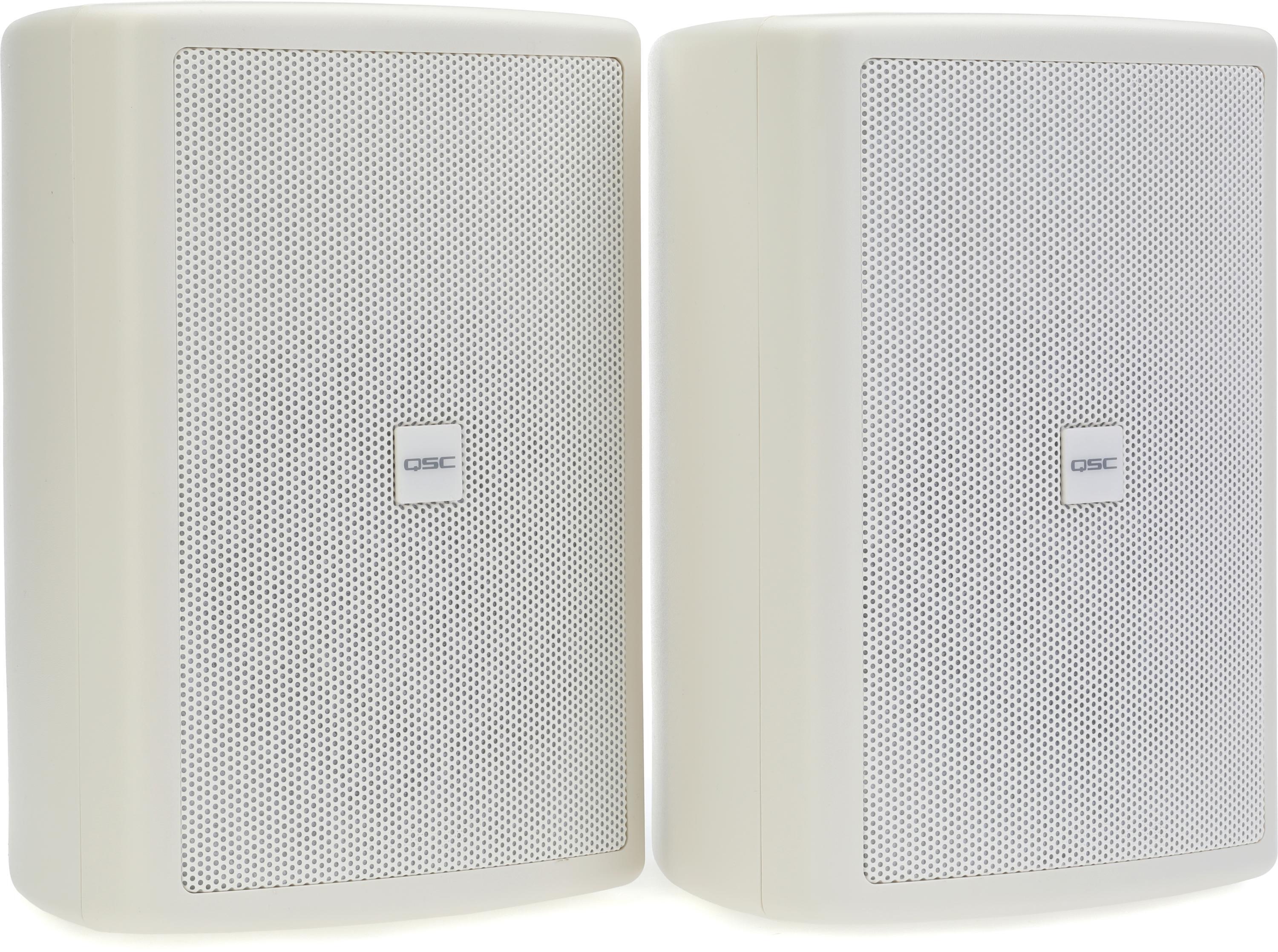 QSC AcousticCoverage AC-S6T 6.5-inch 2-way Surface-mount Speakers ...