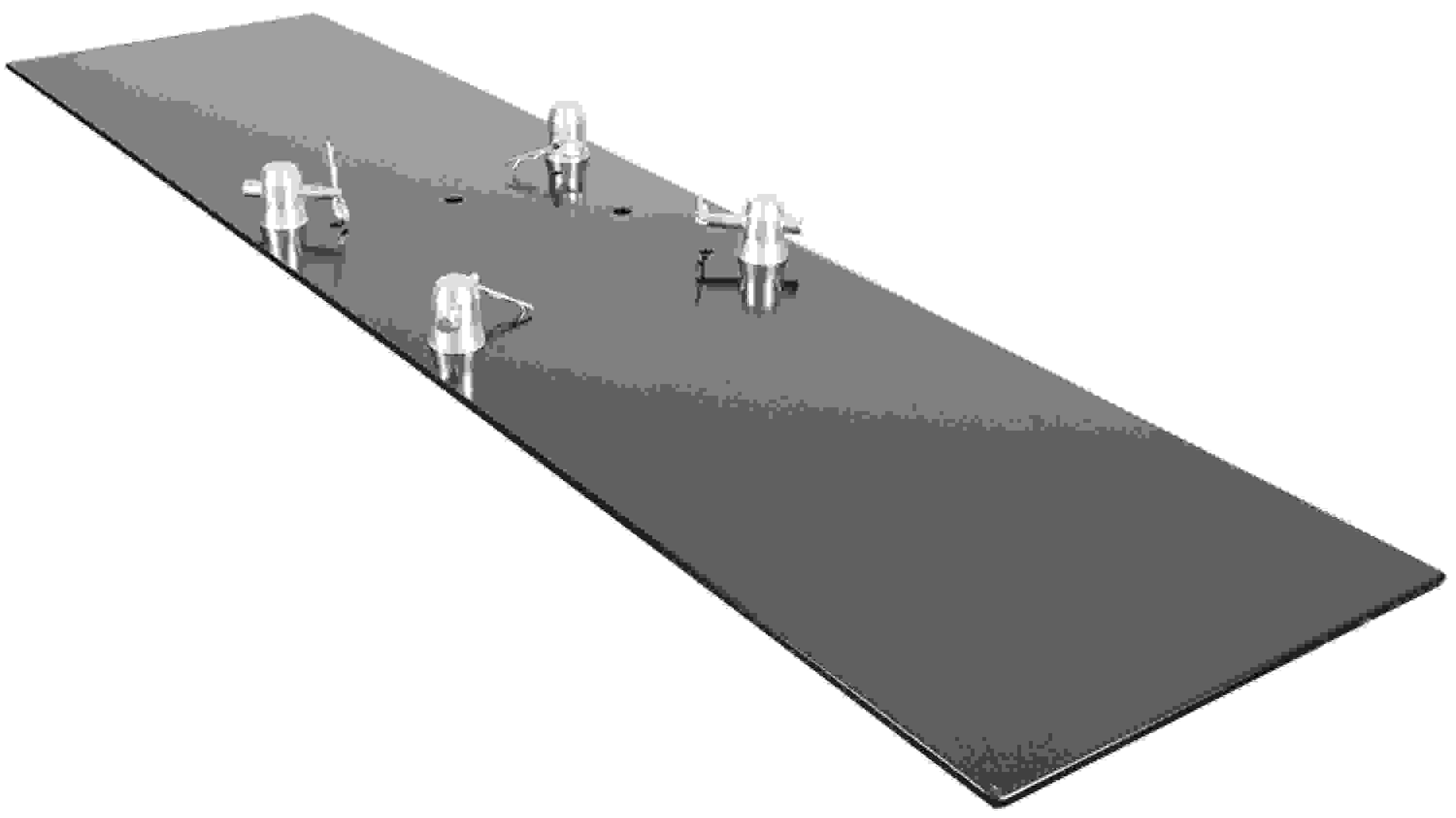 Global Truss Base Plate 1x4S 1x4-foot Steel Base for F34 Box Truss ...