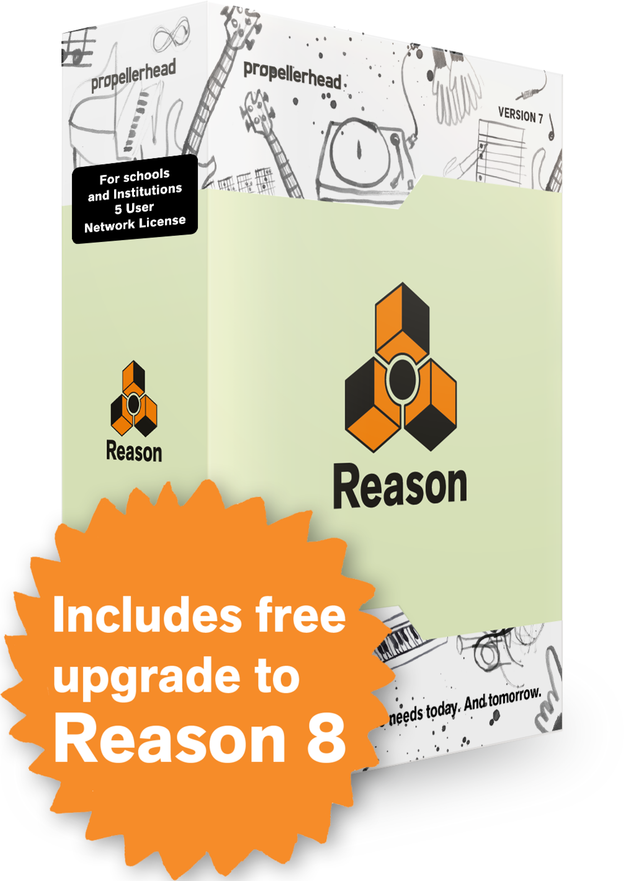 Reason Studios Reason 7 for Schools & Institutions - 5-user Network ...