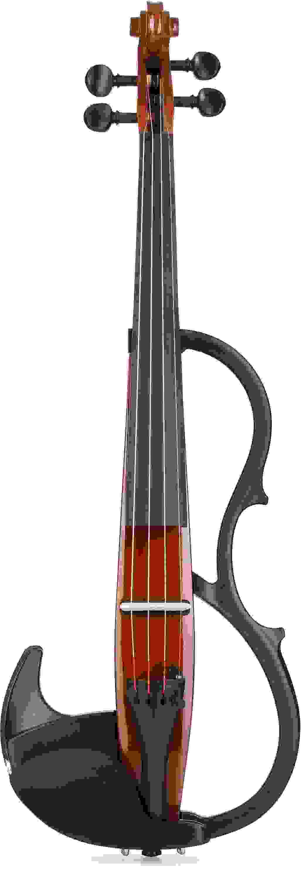 Yamaha Silent Series SV-200 Electric Violin - Brown | Sweetwater