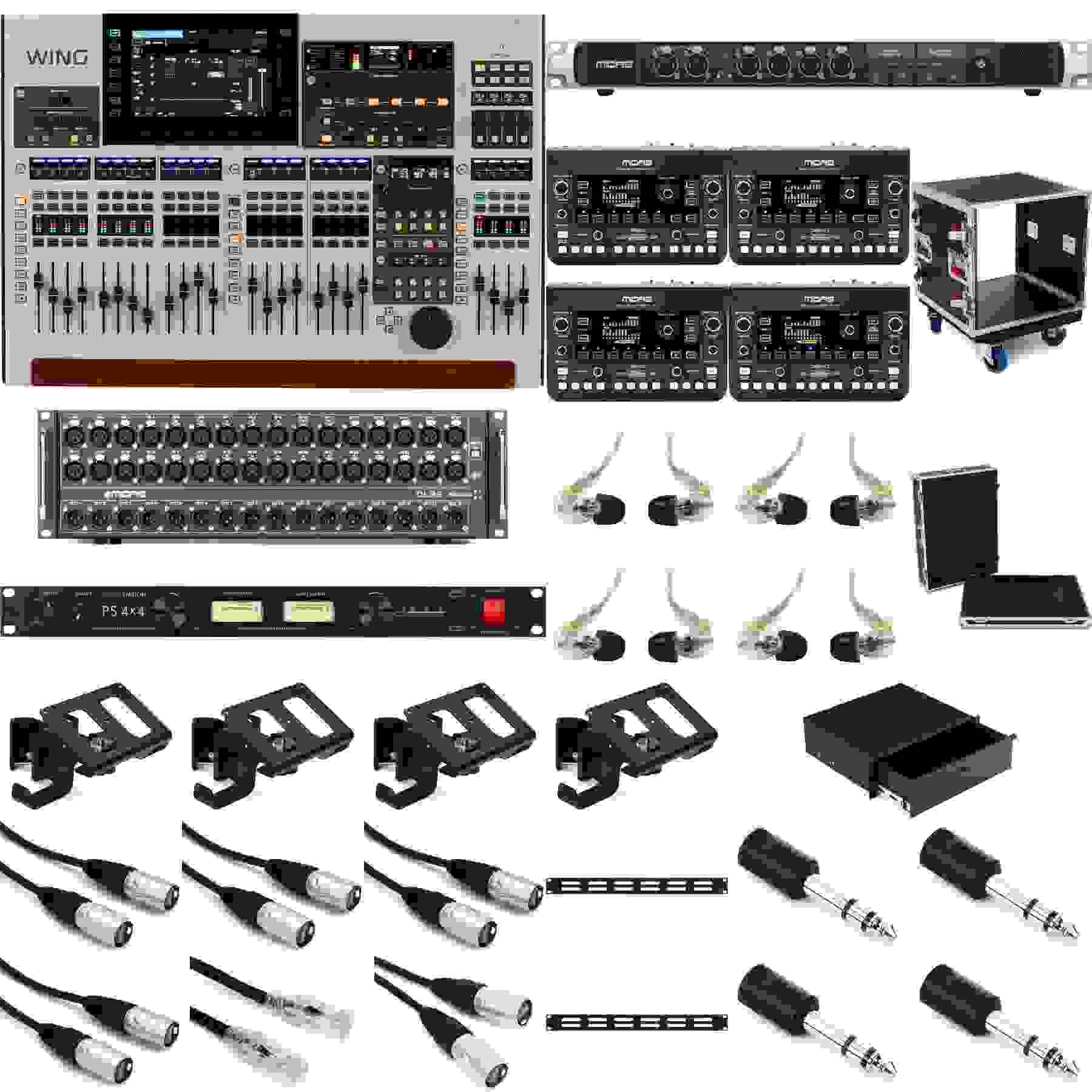 Behringer WING 48-channel Digital Mixer with Stagebox and Personal ...