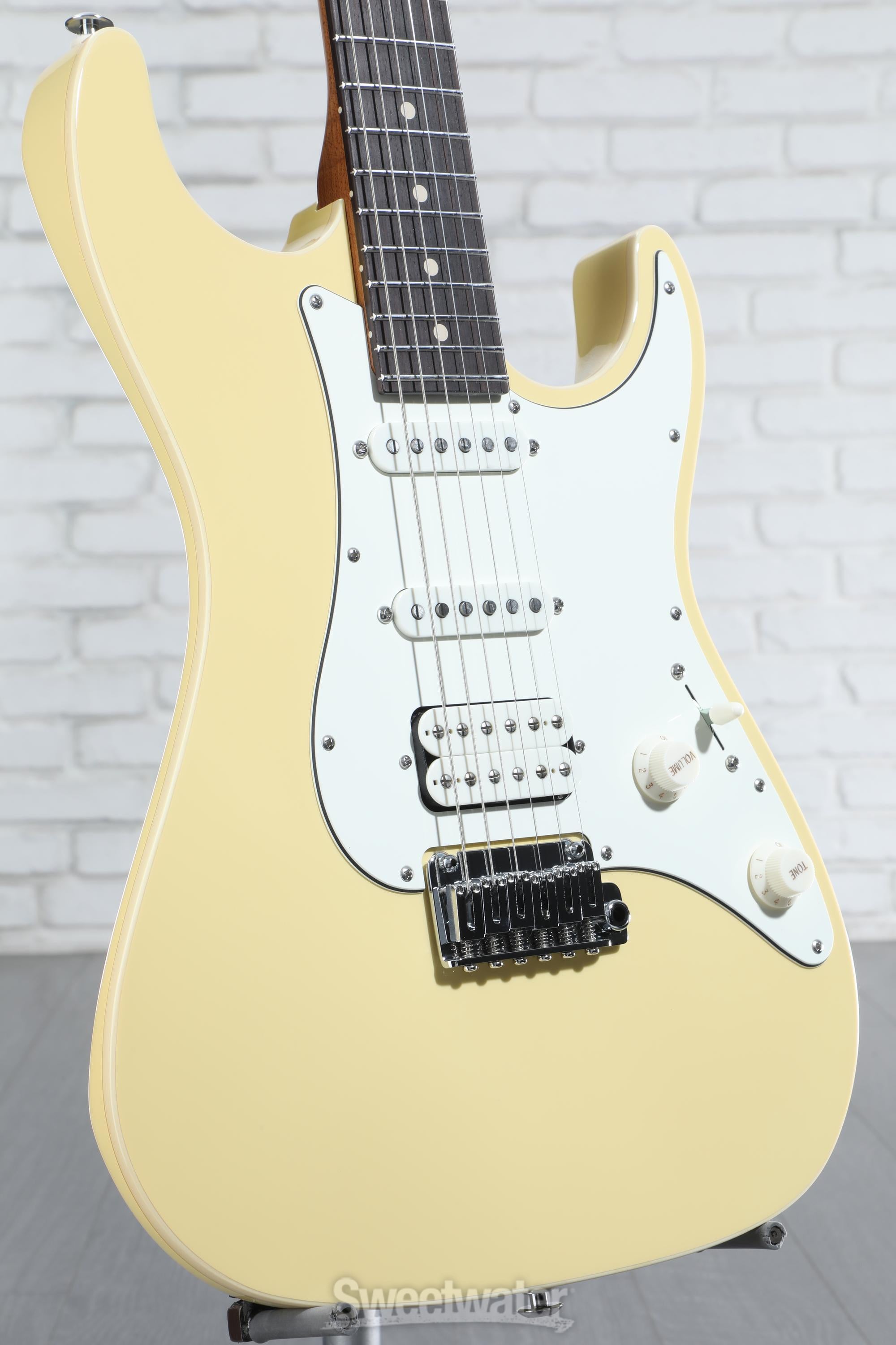 Suhr Custom Standard S Electric Guitar - Vintage Yellow | Sweetwater
