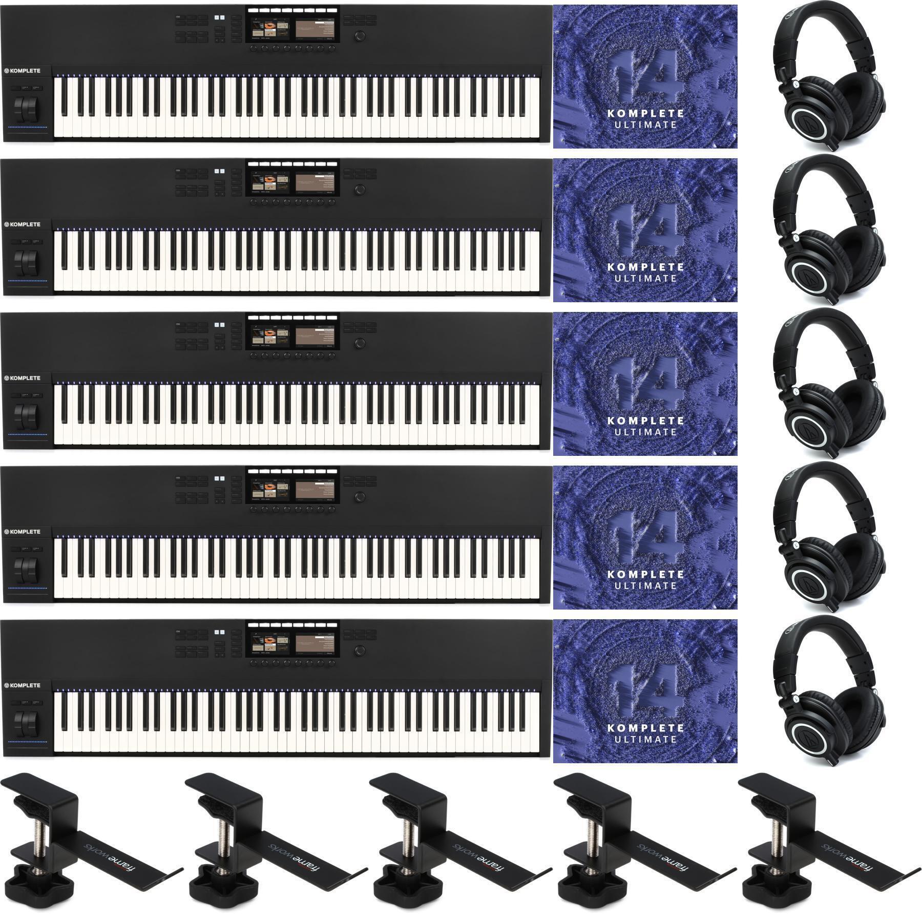 Native Instruments Komplete Kontrol S88 MK2 Smart Keyboard Controller ...